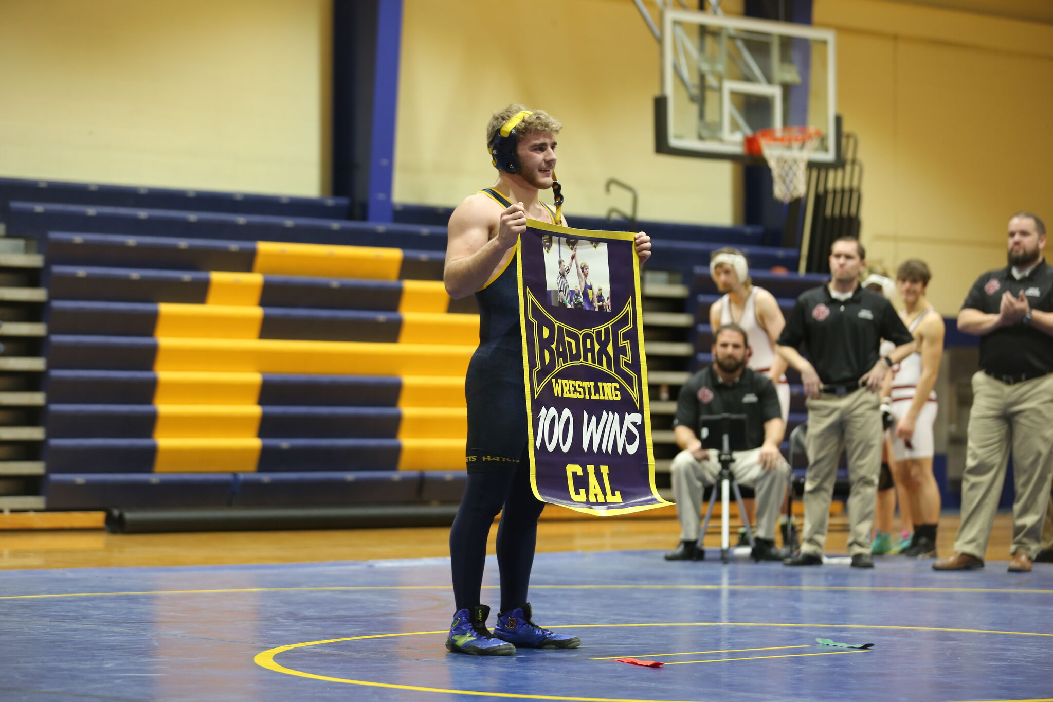 Three Bad Axe, one Cass City wrestler earned 100th wins in season