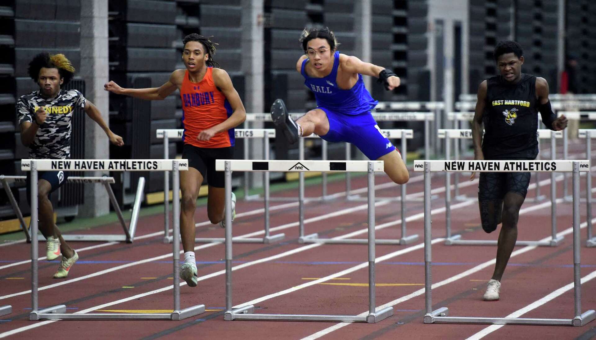Hall, Glastonbury repeat as Class LL indoor track indoor champions