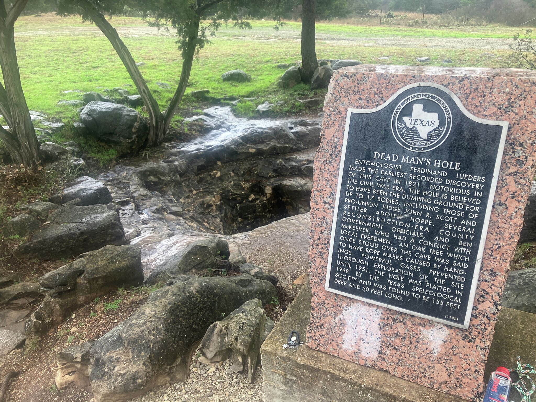 Dead Man's Hole carries Marble Fall's dark Civil War history