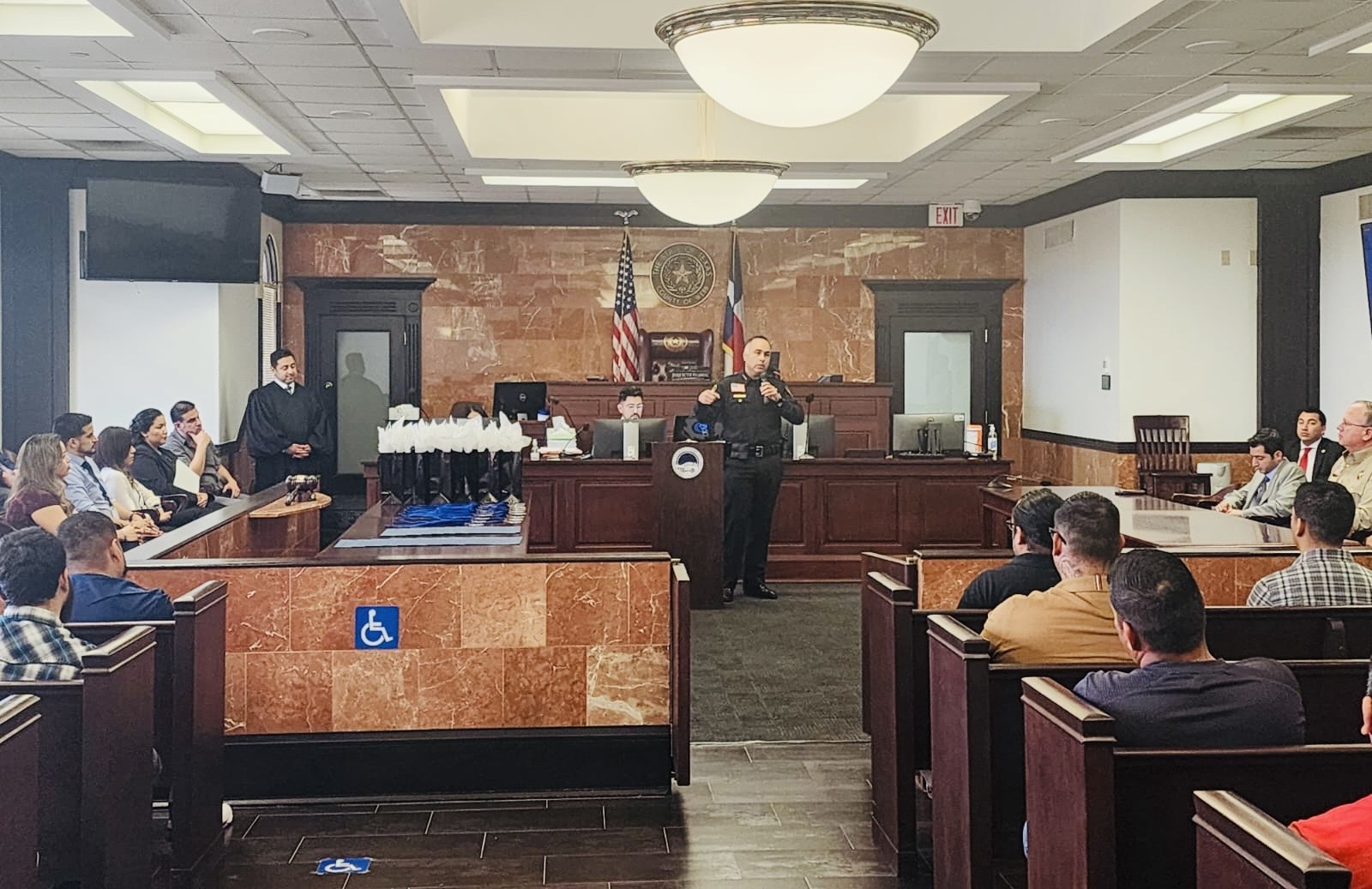 Judge Villarreal graduates 21 in Webb Co. DWI Court Program