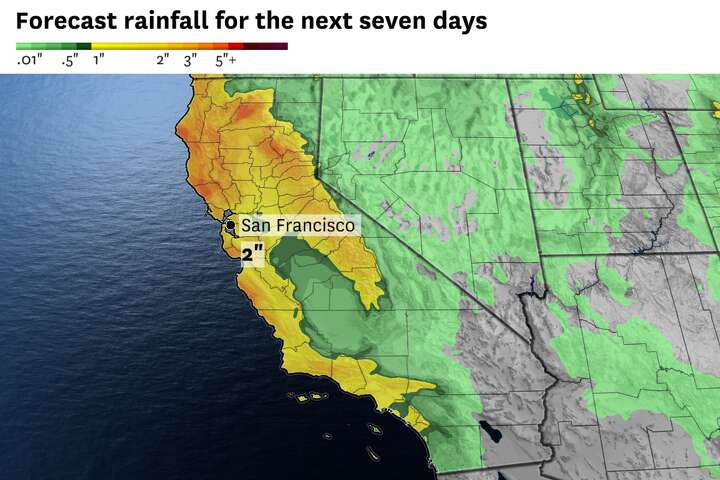 Upcoming California storms may set rainfall records in some areas
