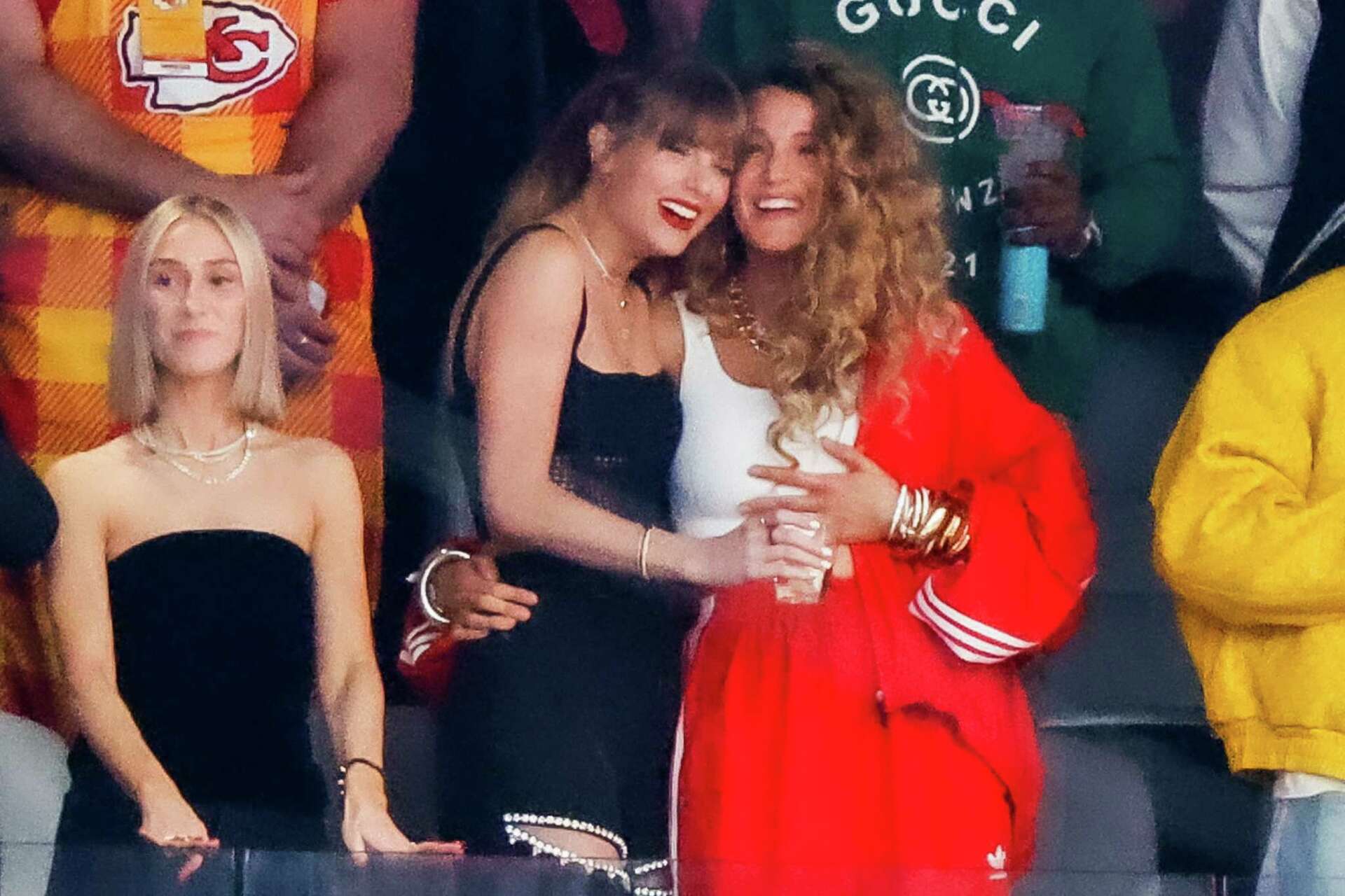 Taylor Swift arrives at Super Bowl LVIII in Las Vegas