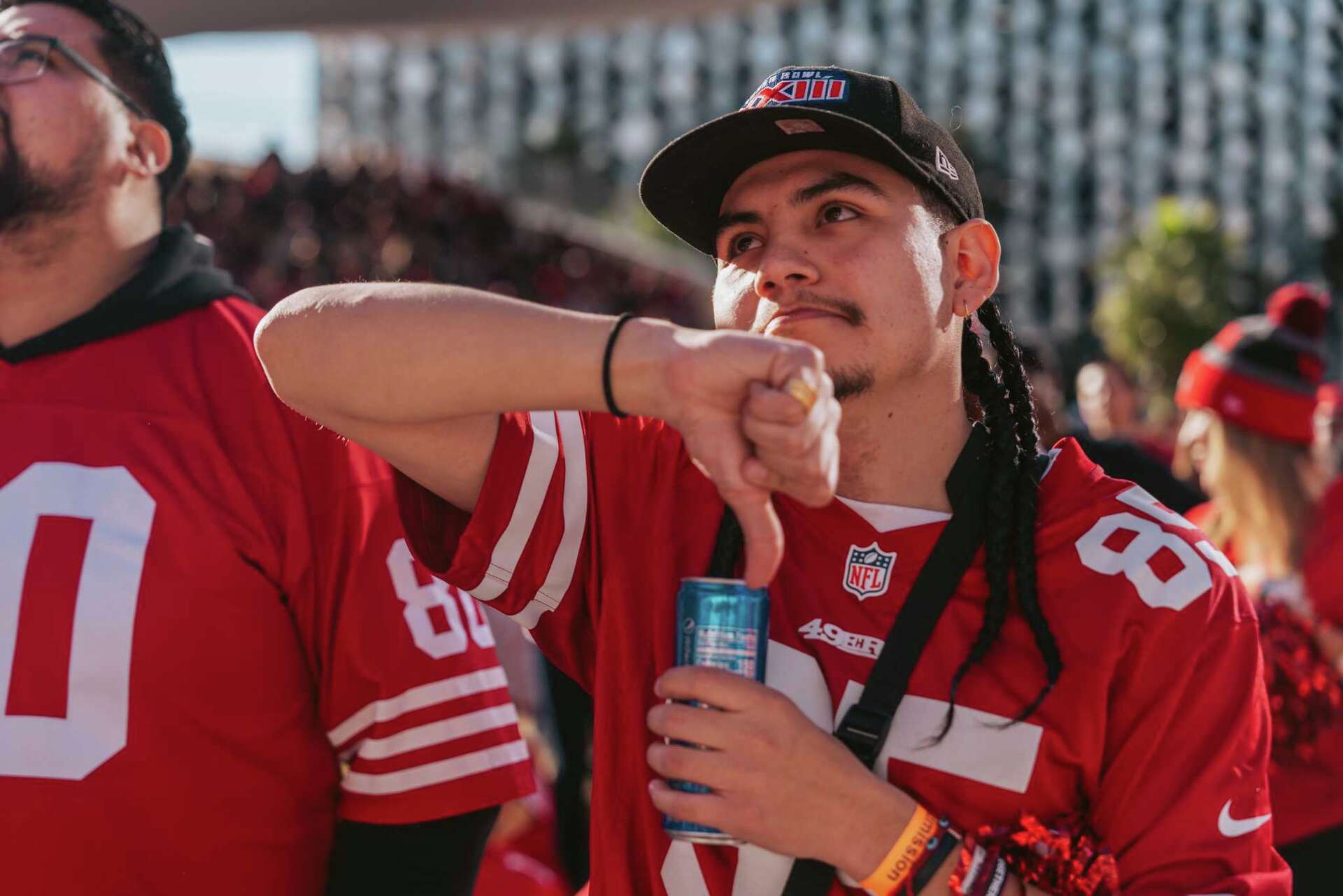 49ers fans pack Super Bowl watch party at Chase Center