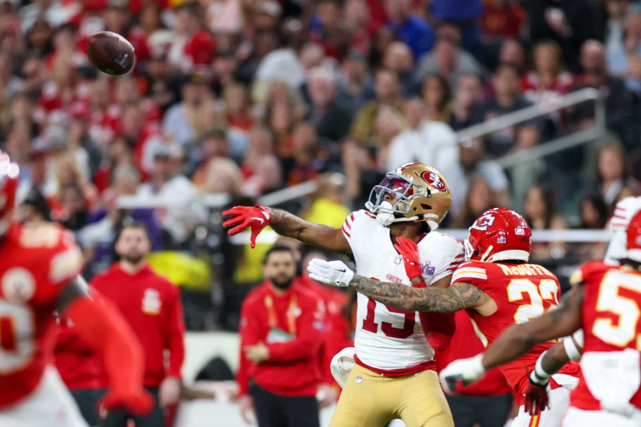 Jauan Jennings' two-TD Super Bowl for 49ers marred by missed OT chance