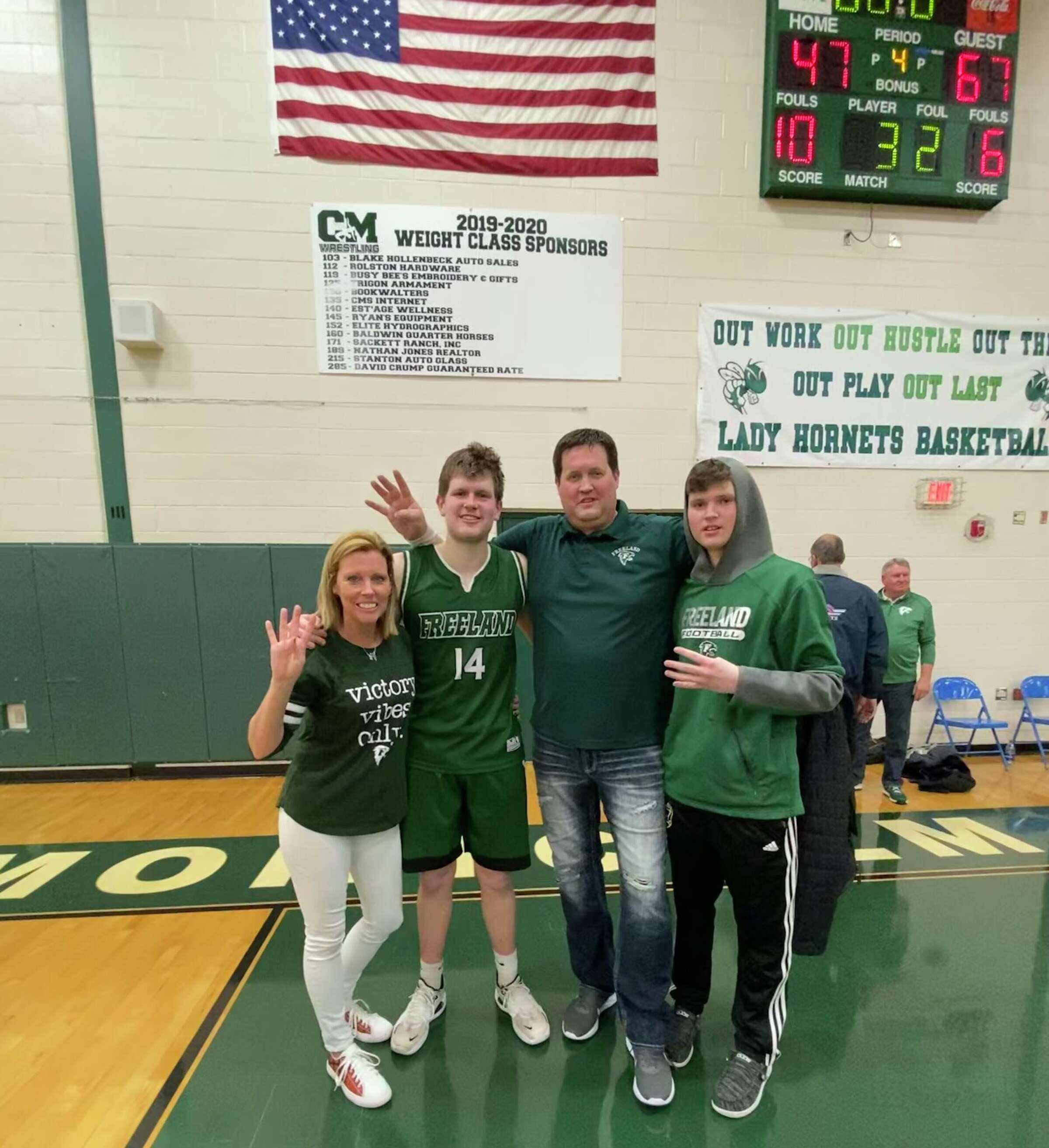 It's clear that Jackson, Bryson, and Wilson Huckeby were born to hoop