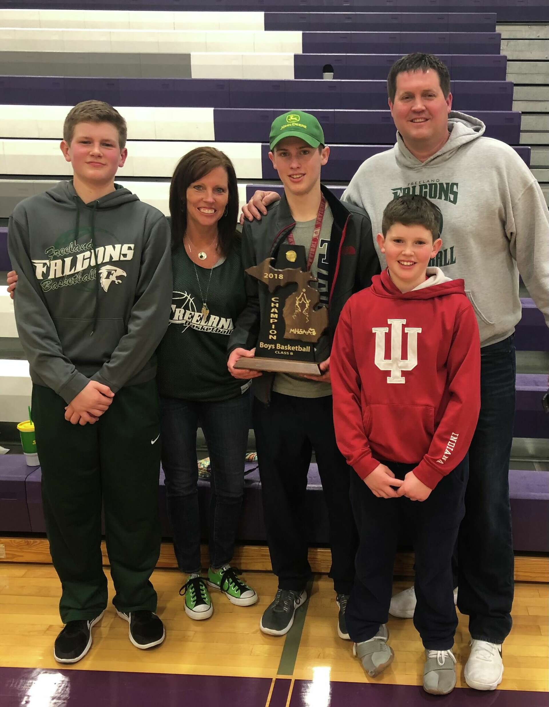 It's clear that Jackson, Bryson, and Wilson Huckeby were born to hoop