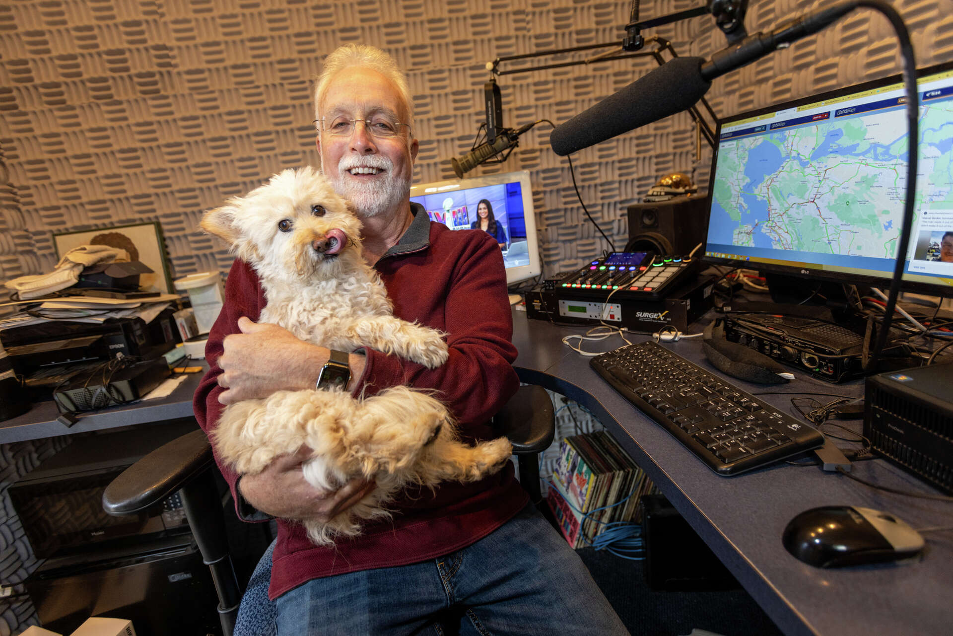 Where in the world is the voice of Bay Area traffic, Joe McConnell?