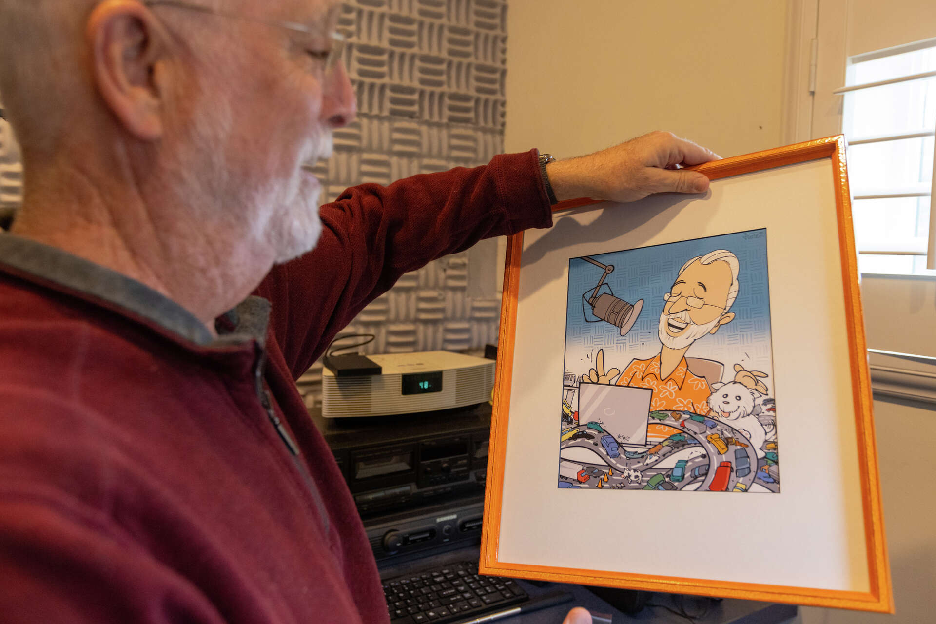 Where in the world is the voice of Bay Area traffic, Joe McConnell?