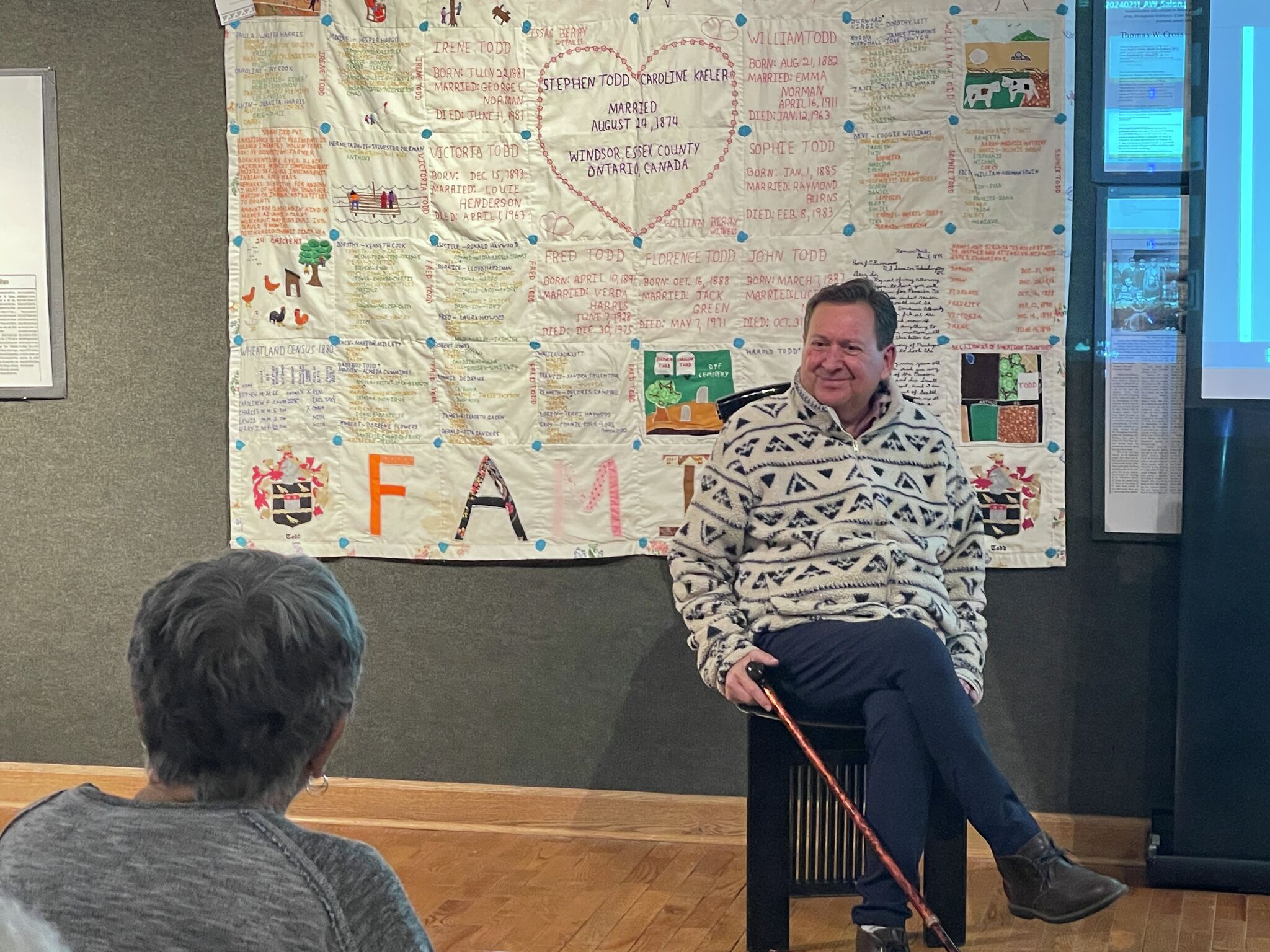 Ric Underhile hosts first salon at Artworks in Big Rapids