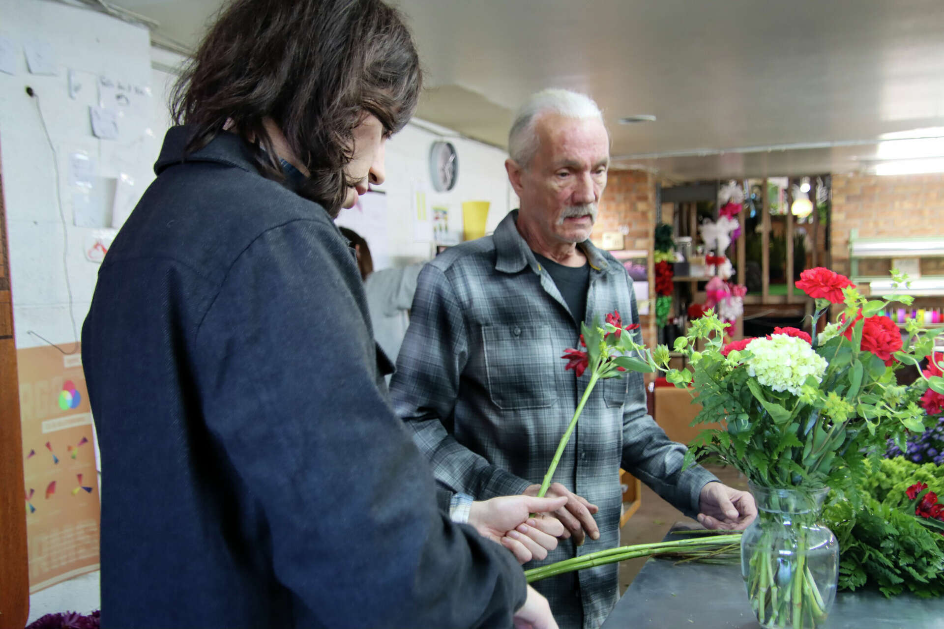 On the Job: Building bouquets at Smith's Flowers and Gifts