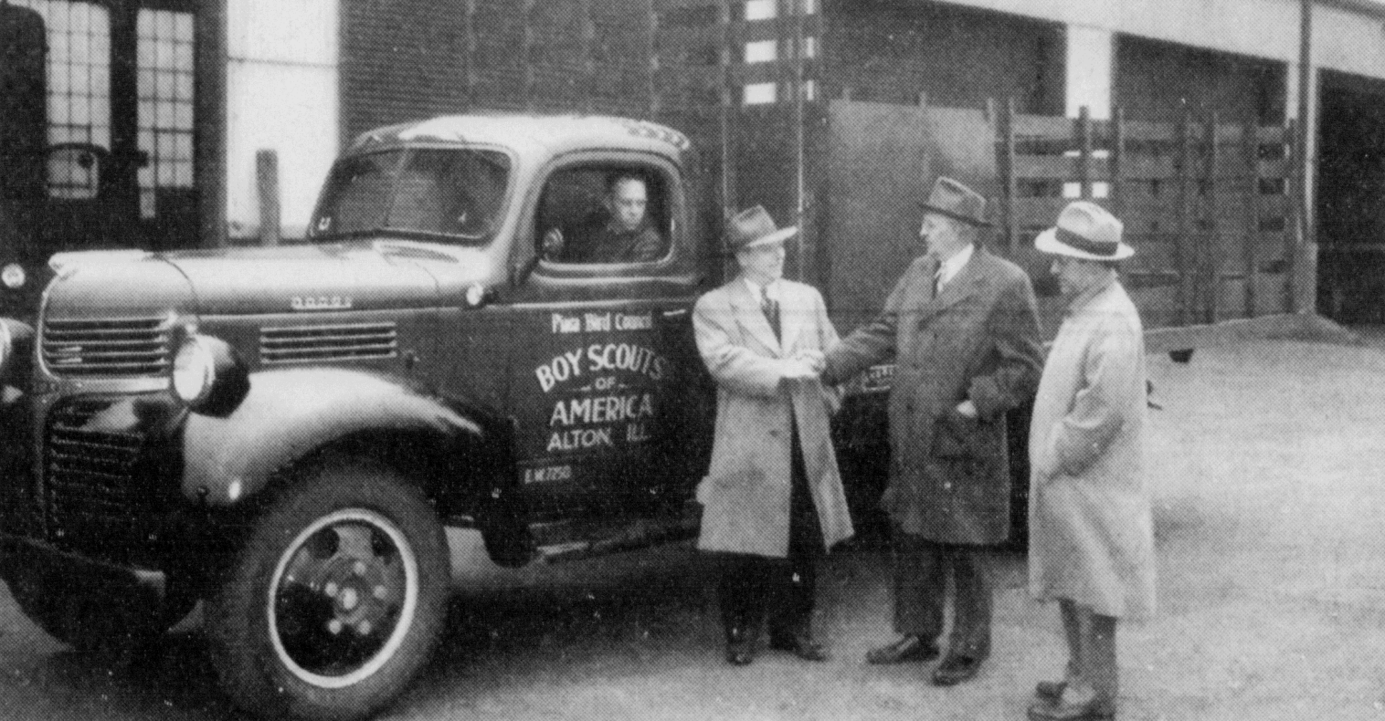 Boy Scouts' early recycling efforts in the 1940s