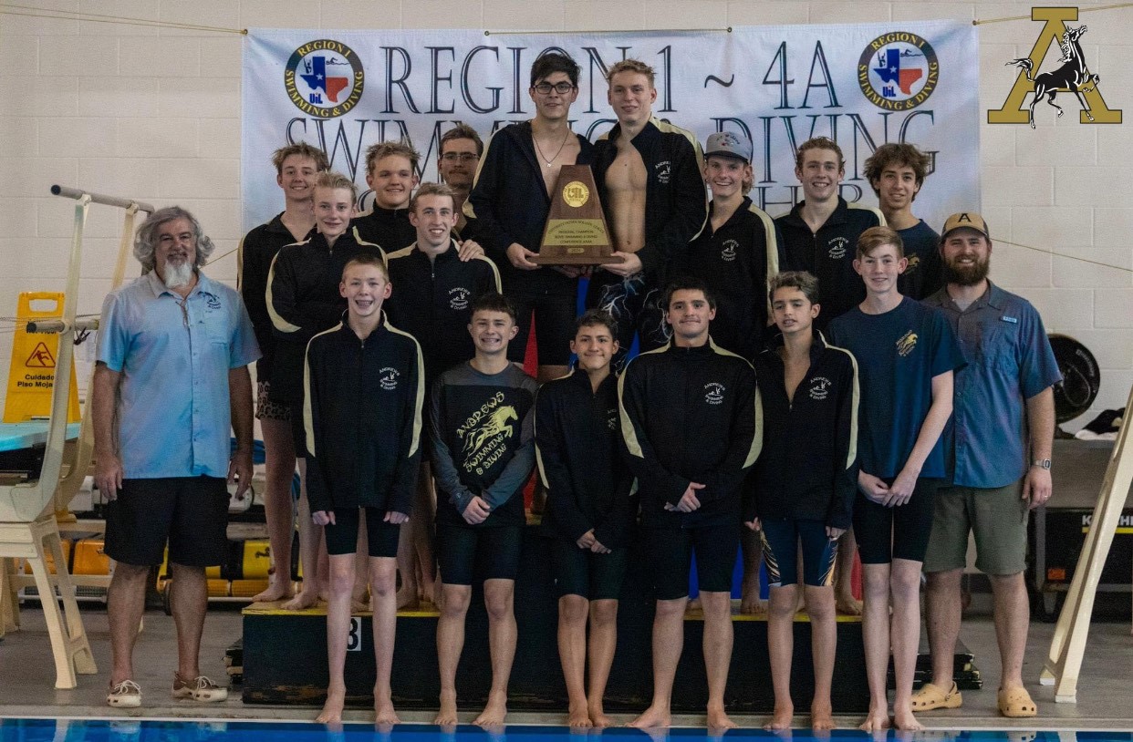 Andrews boys place 2nd at UIL Class 4A swim and dive state meet