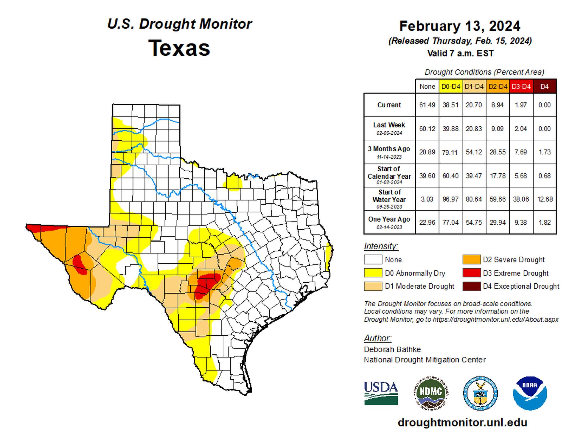 El Niño brought lots of rain to Texas. Who's still in drought?