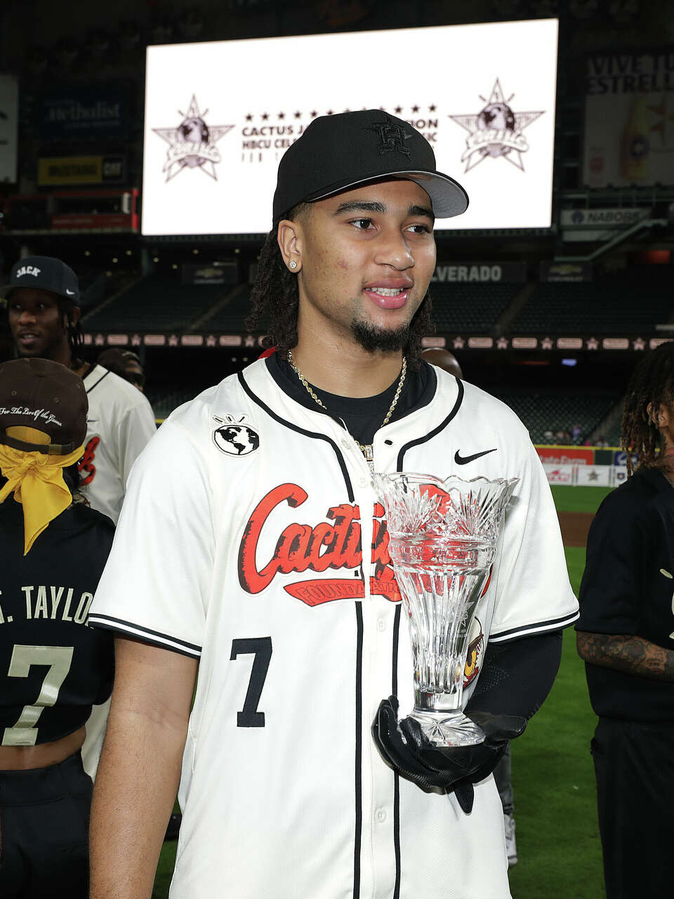 C.J. Stroud wins MVP, hits homers at Travis Scott celeb game