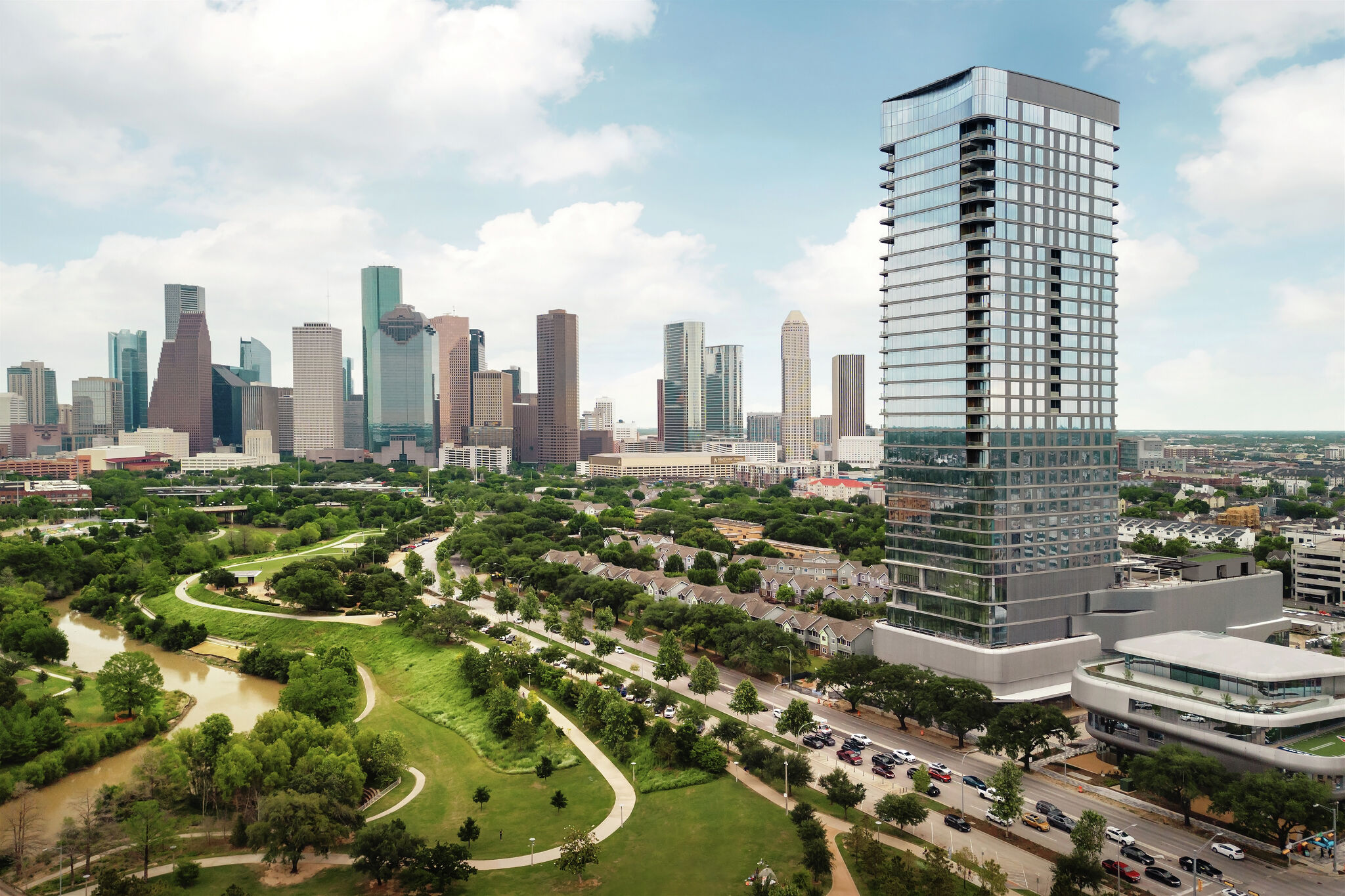 Thompson Houston debuts inside ultra-bright Allen Tower