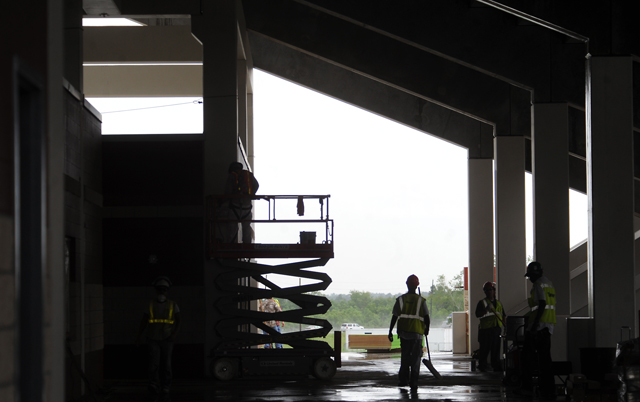 Construction Continues at New Stadium