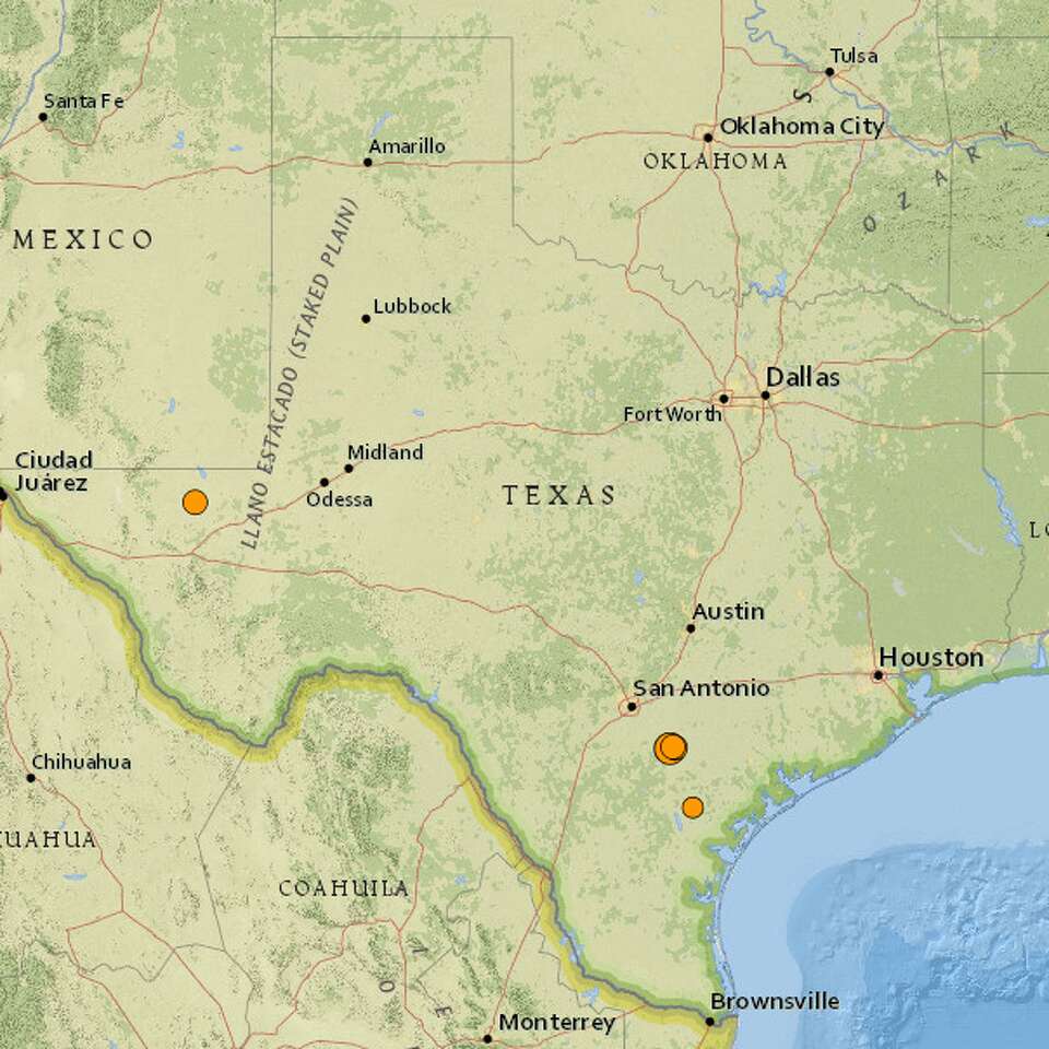6 earthquakes shake South Texas, tremors felt in San Antonio