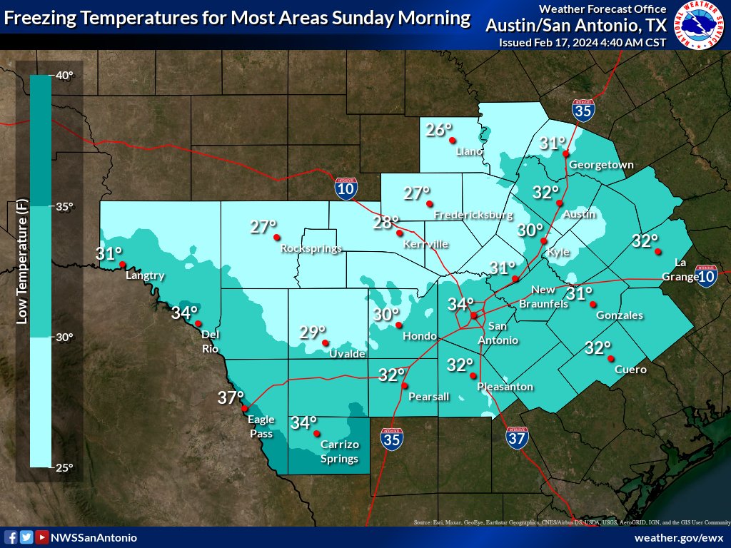 Freeze expected in South Texas Sunday. Will it be winter’s last?