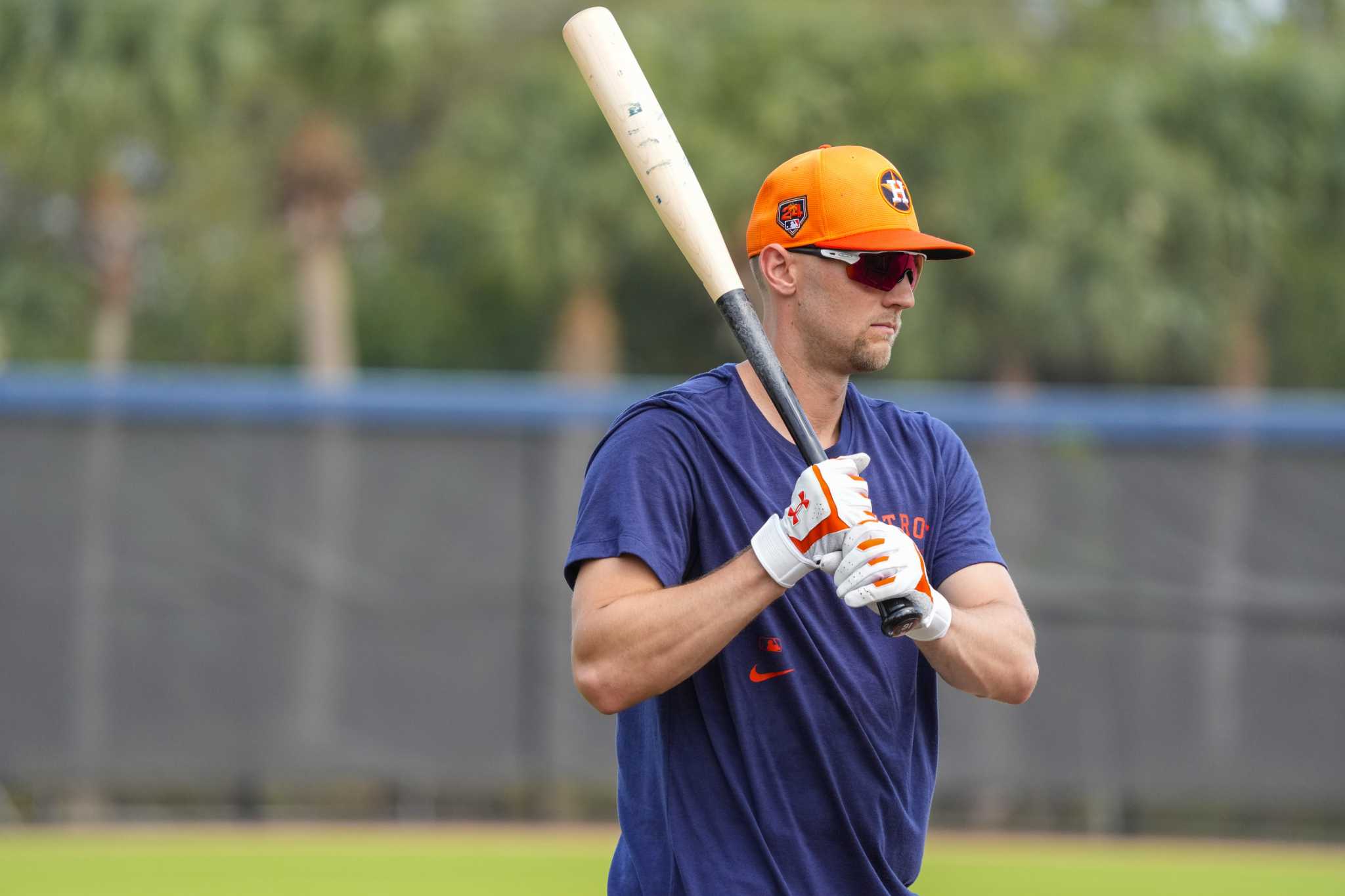 Astros' Grae Kessinger will take swings off Justin Verlander