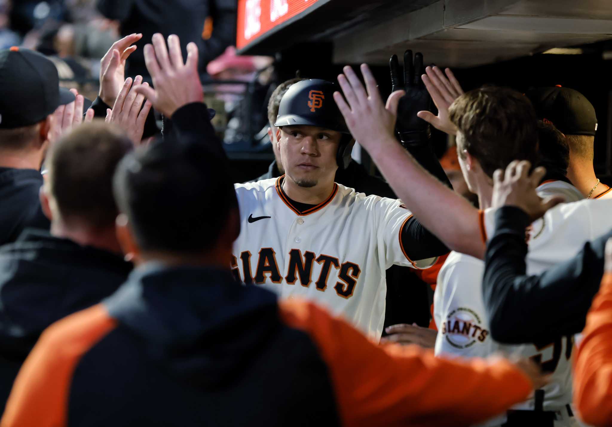 Giants’ Soler signing might cost Flores at-bats, but he’s OK with that