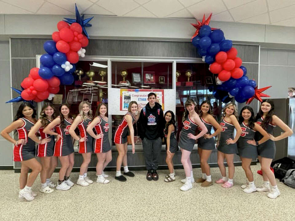 State diving champ Ethan Coronado celebrated by Stanton High School