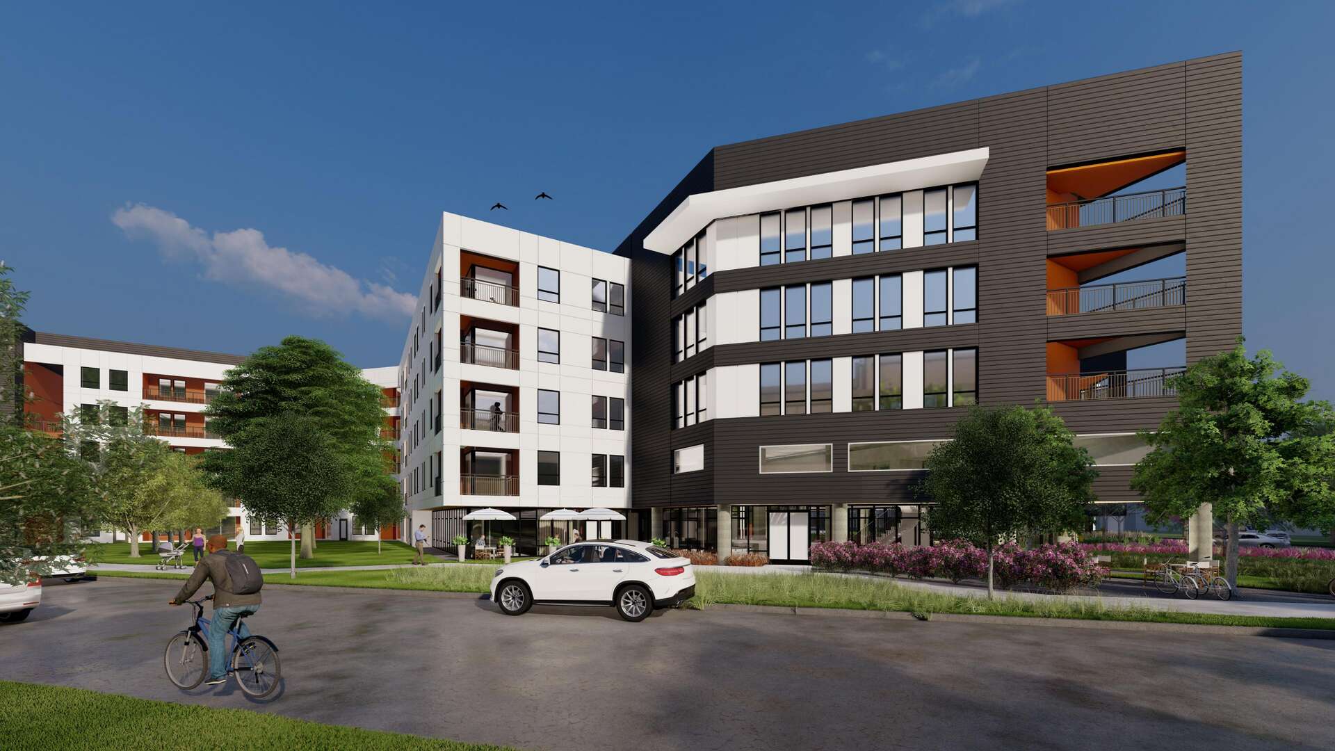 Two Timbergrove projects adding over 600 apartments break ground