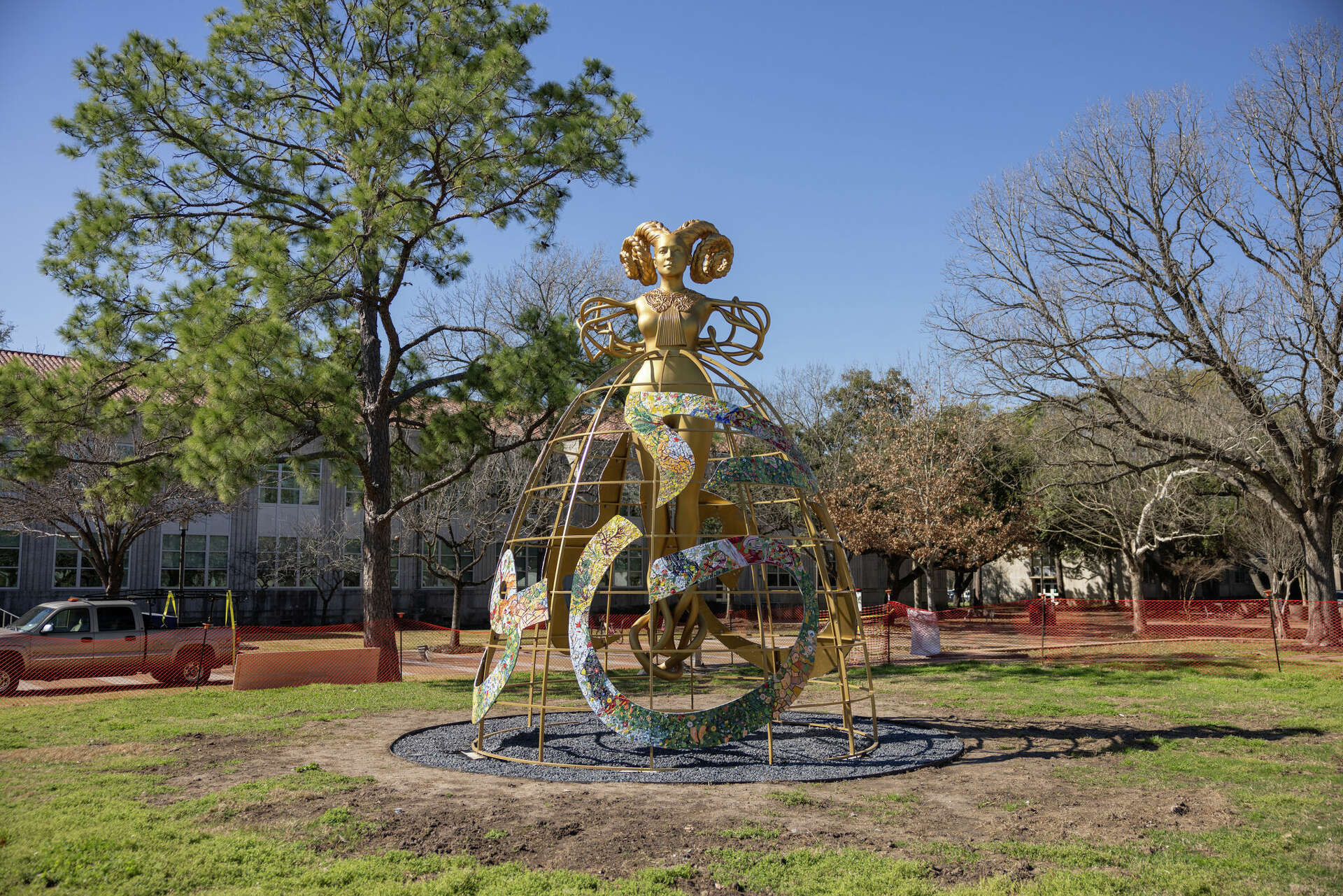 Texas anti-abortionists protest 'satanic' statue at university