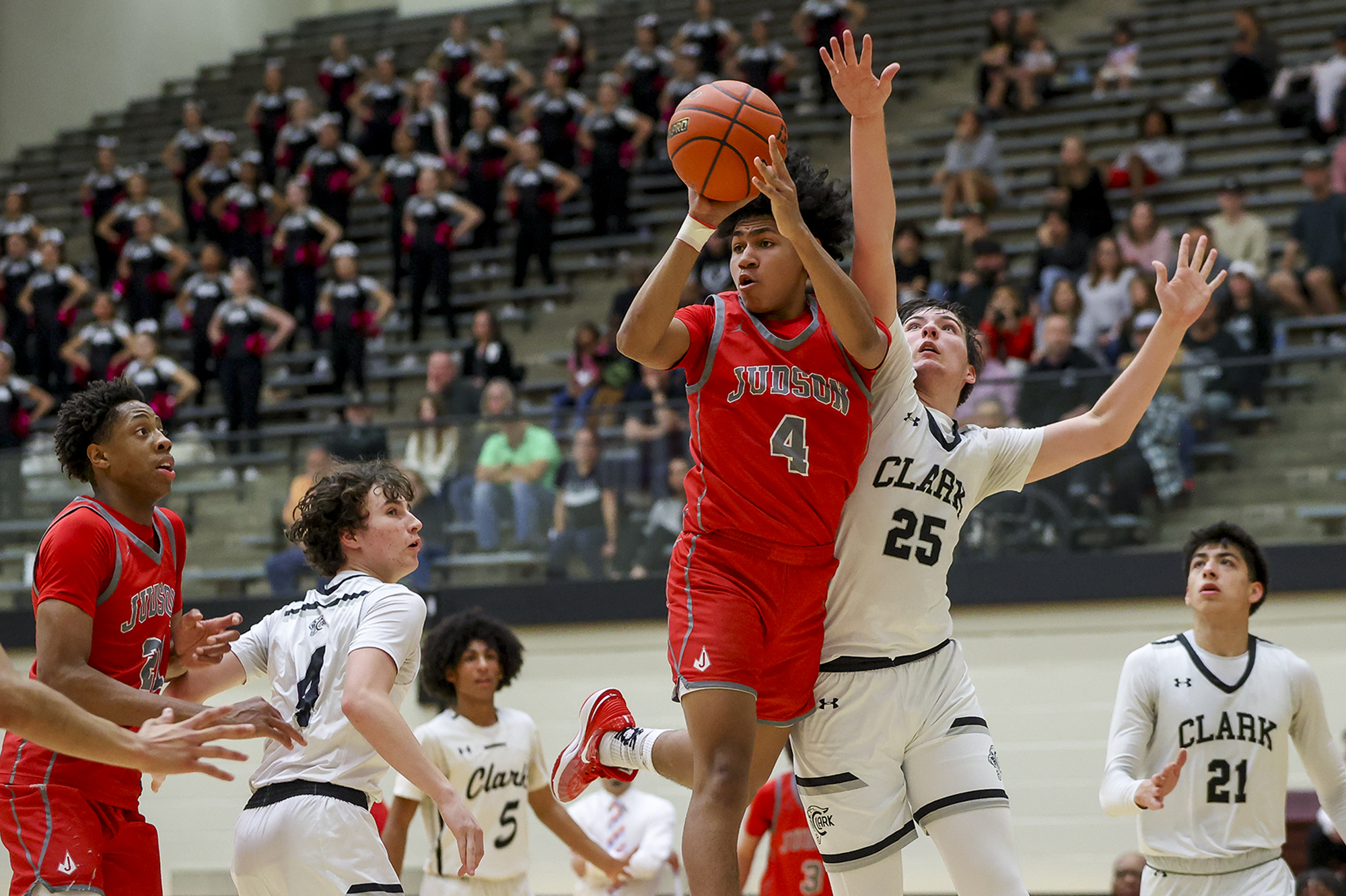 Judson beats Clark in boys basketball playoff opener