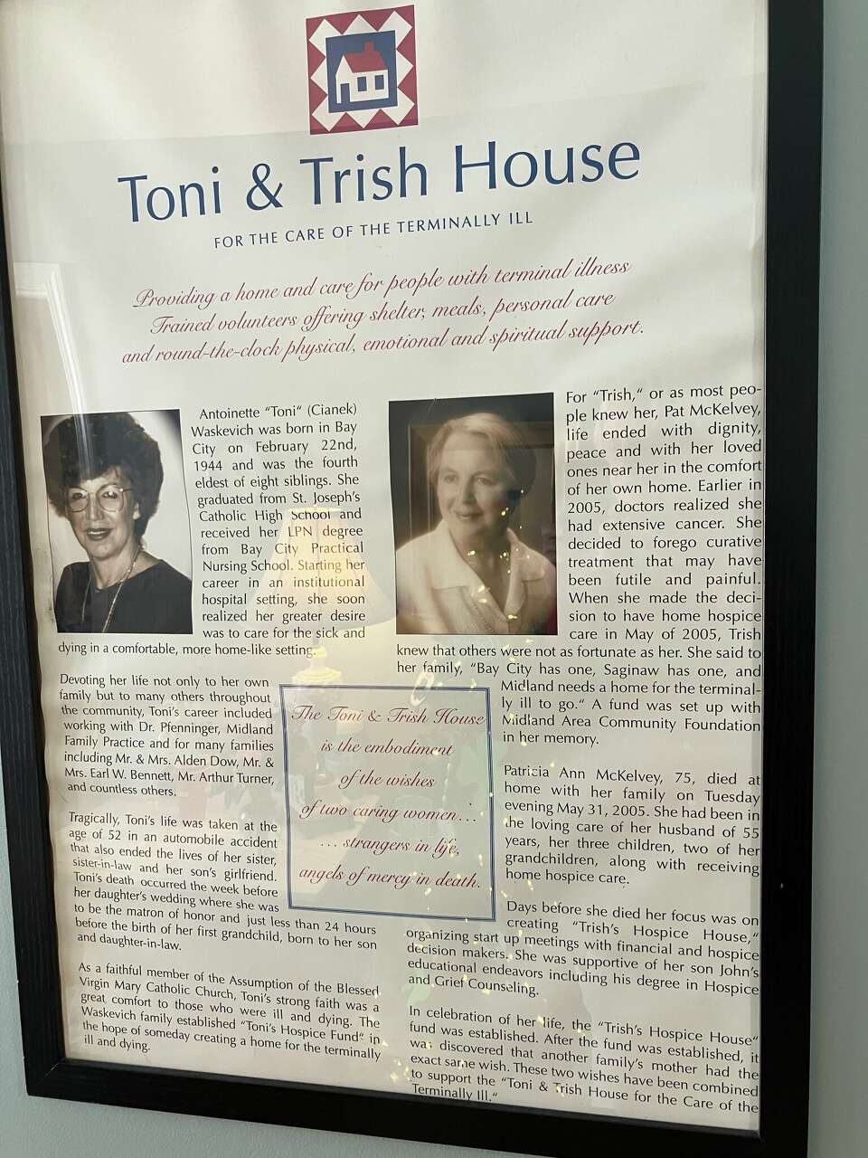 Toni & Trish House provides home, care for those with terminal illness