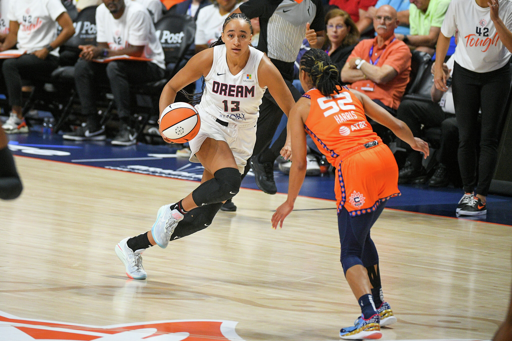 Keeping Stanford at a distance, Haley Jones adjusts to life in WNBA