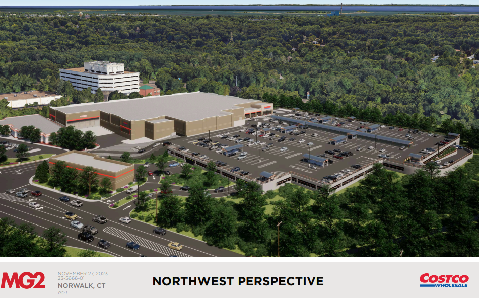 After hotel demo, Costco expansion protects retaining wall near river