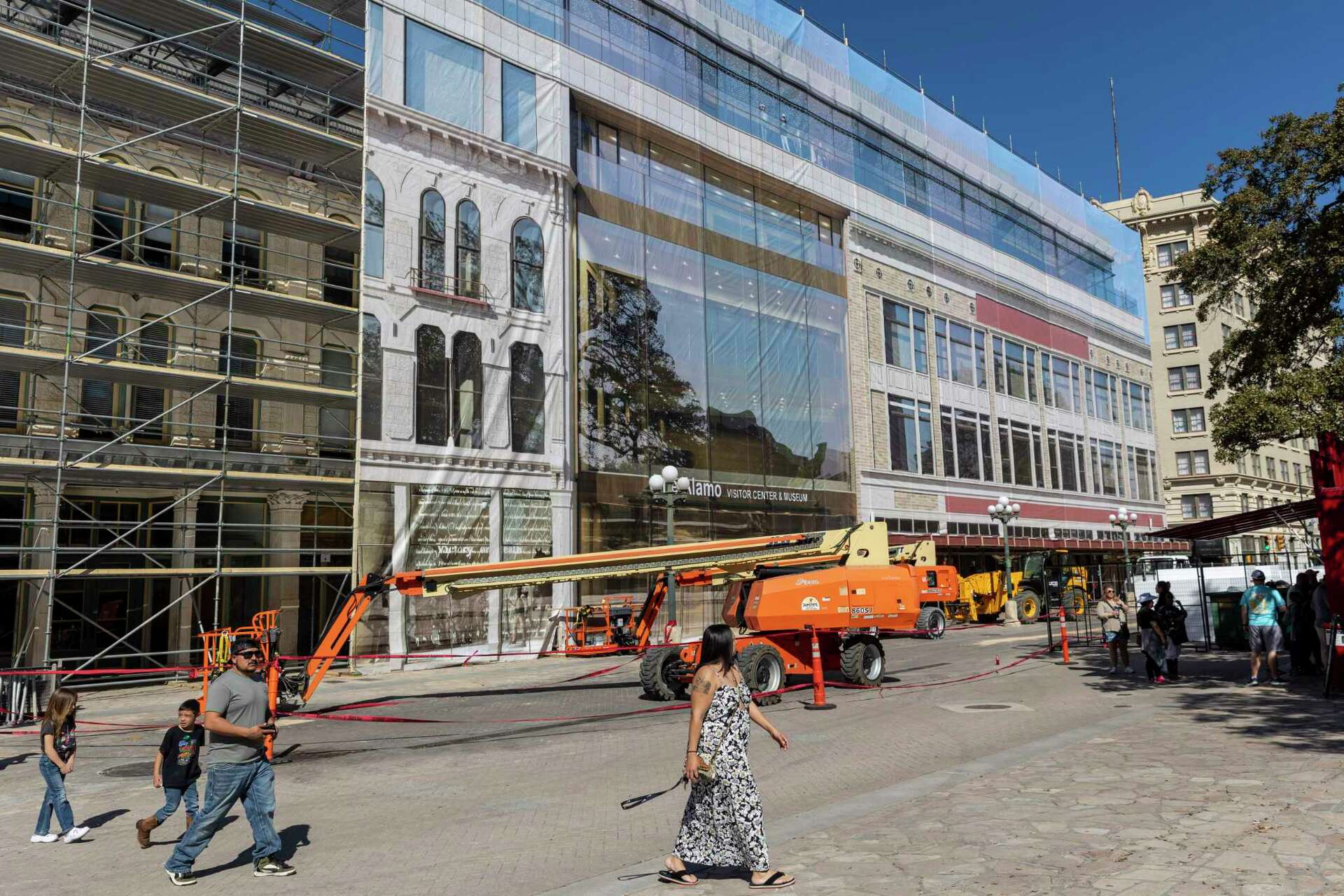 Construction at Alamo signals progress on anniversary of siege