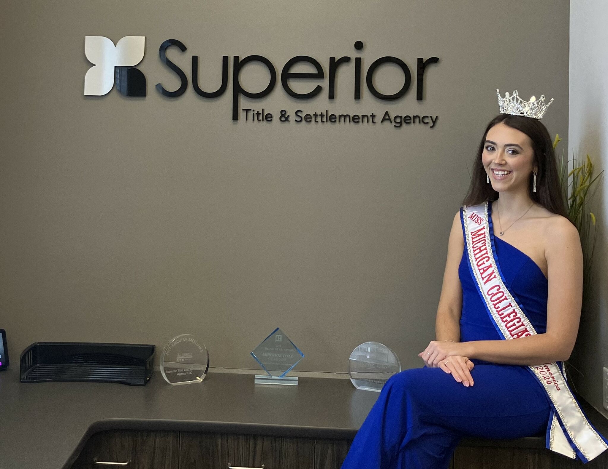 Cassie Fitzgerald is the current Miss Michigan Collegiate America