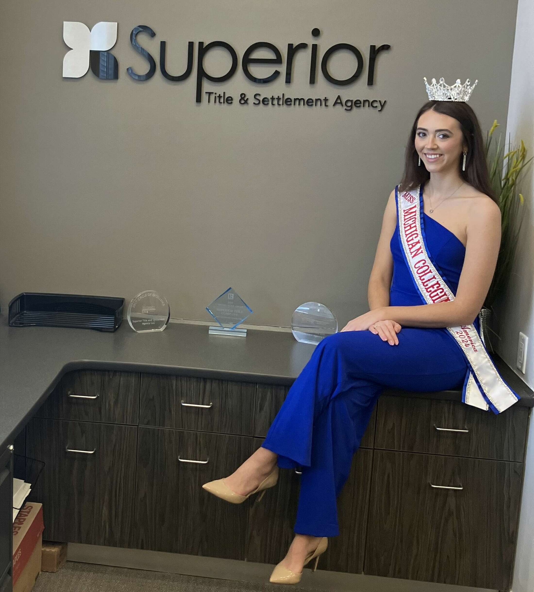 Cassie Fitzgerald is the current Miss Michigan Collegiate America