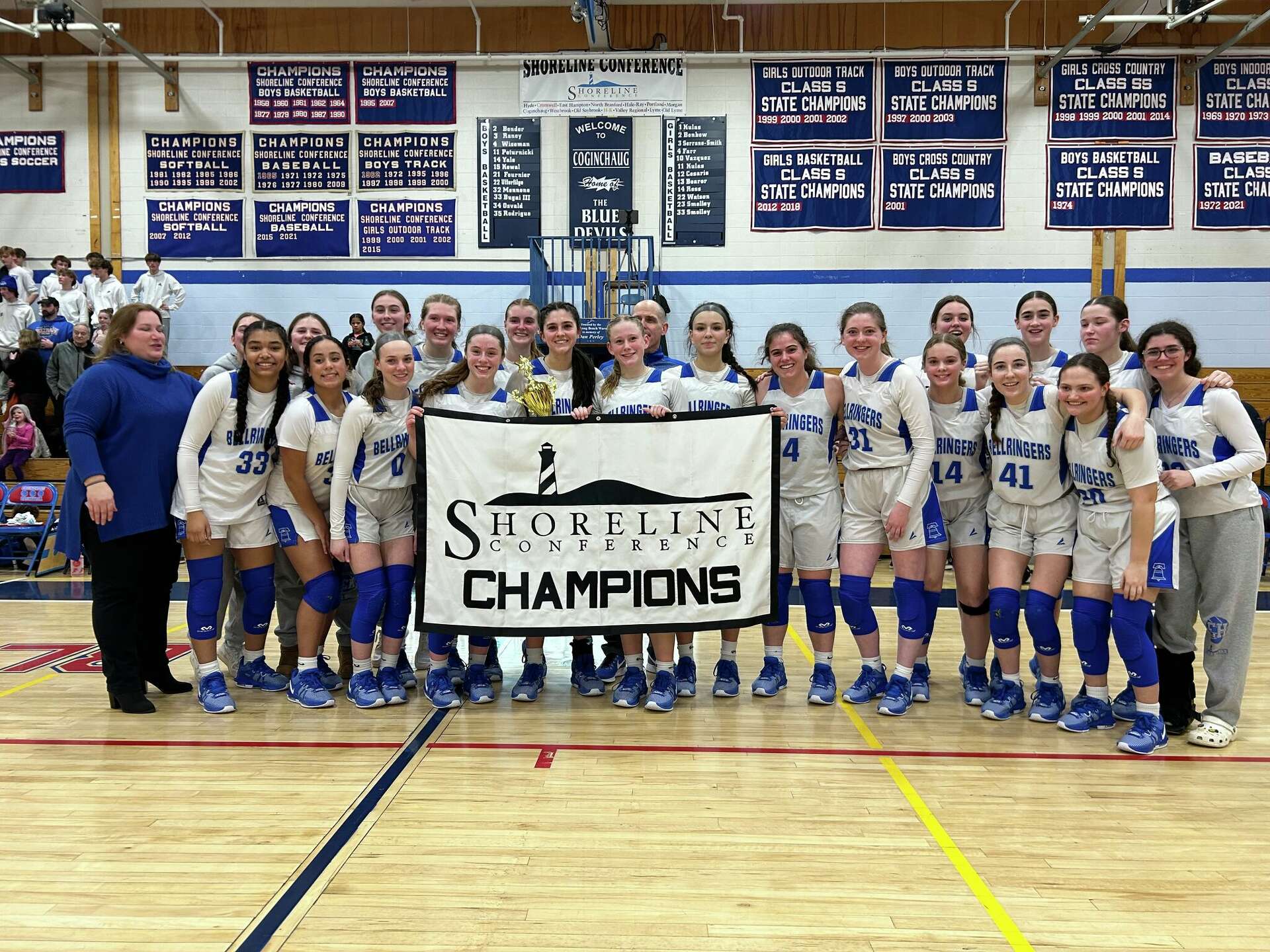 Shoreline Girls Basketball Championship Morgan vs East Hampton