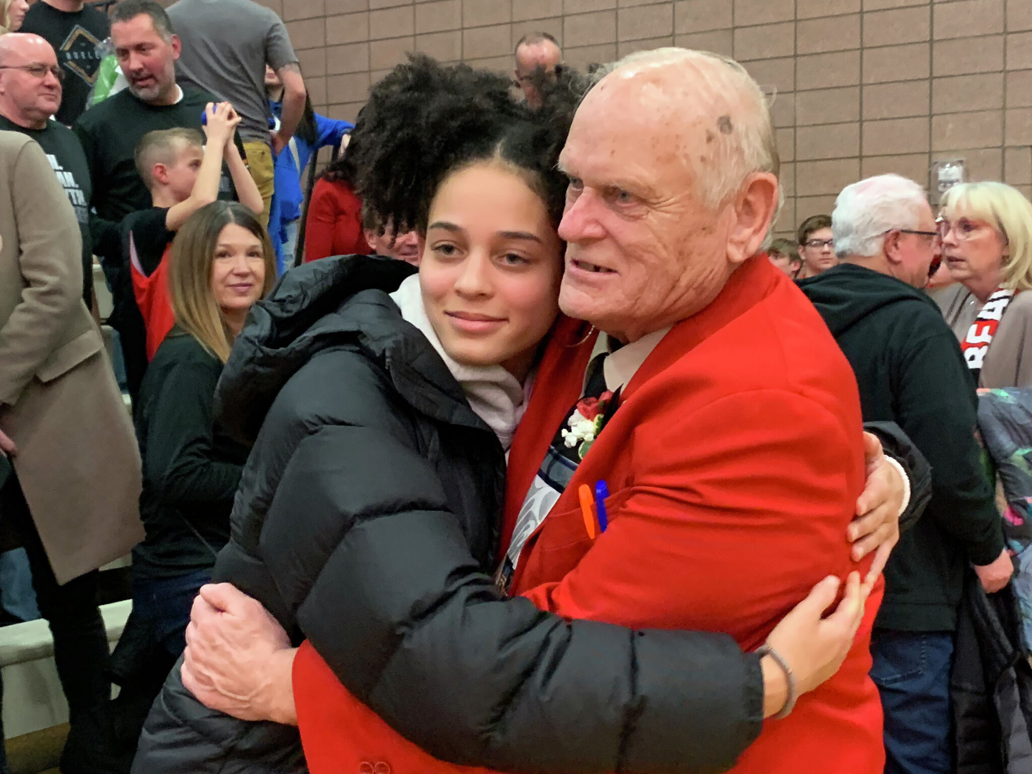 Beaverton's Roy Johnston celebrated in final home game