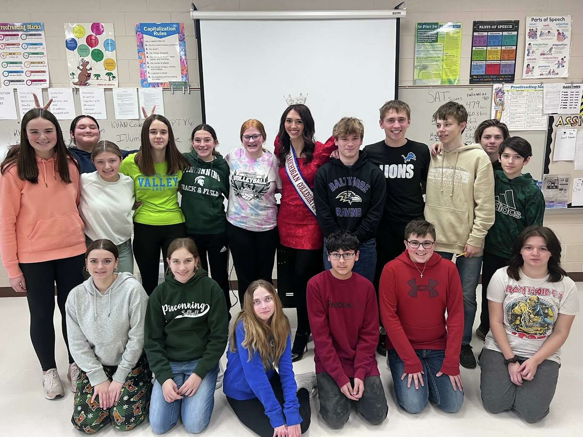 Cassie Fitzgerald is the current Miss Michigan Collegiate America