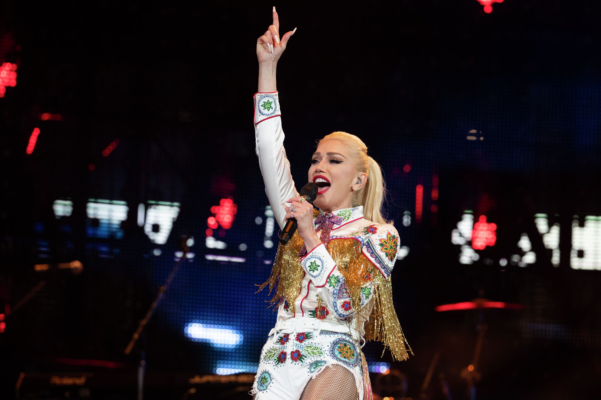 Gwen Stefani christens new Carnival Jubilee cruise ship in Galveston Gwen Stefani christens new Carnival Jubilee cruise ship in Galveston