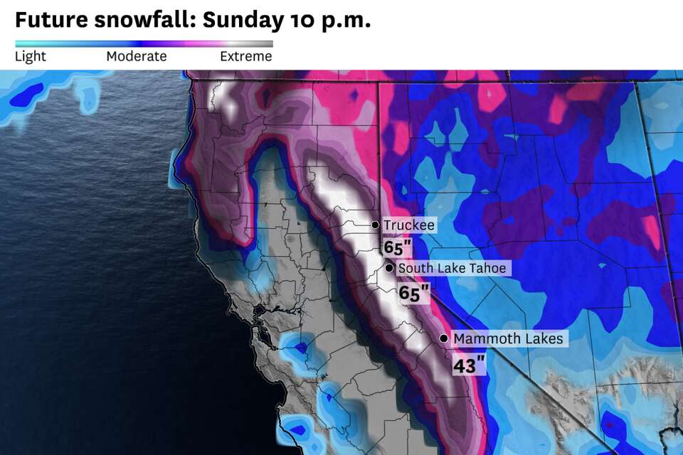 California weather: Big winter storm to bring 10 feet of snow