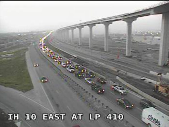 San Antonio highways bumper-to-bumper after crashes
