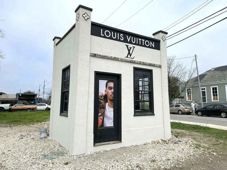 San Antonio artists create Louis Vuitton, Wembanyama installation