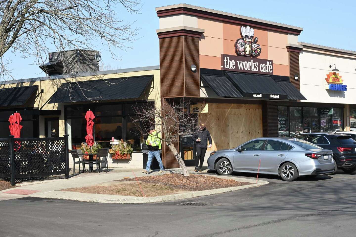 Jeep crashed into The Works Cafe in Colonie
