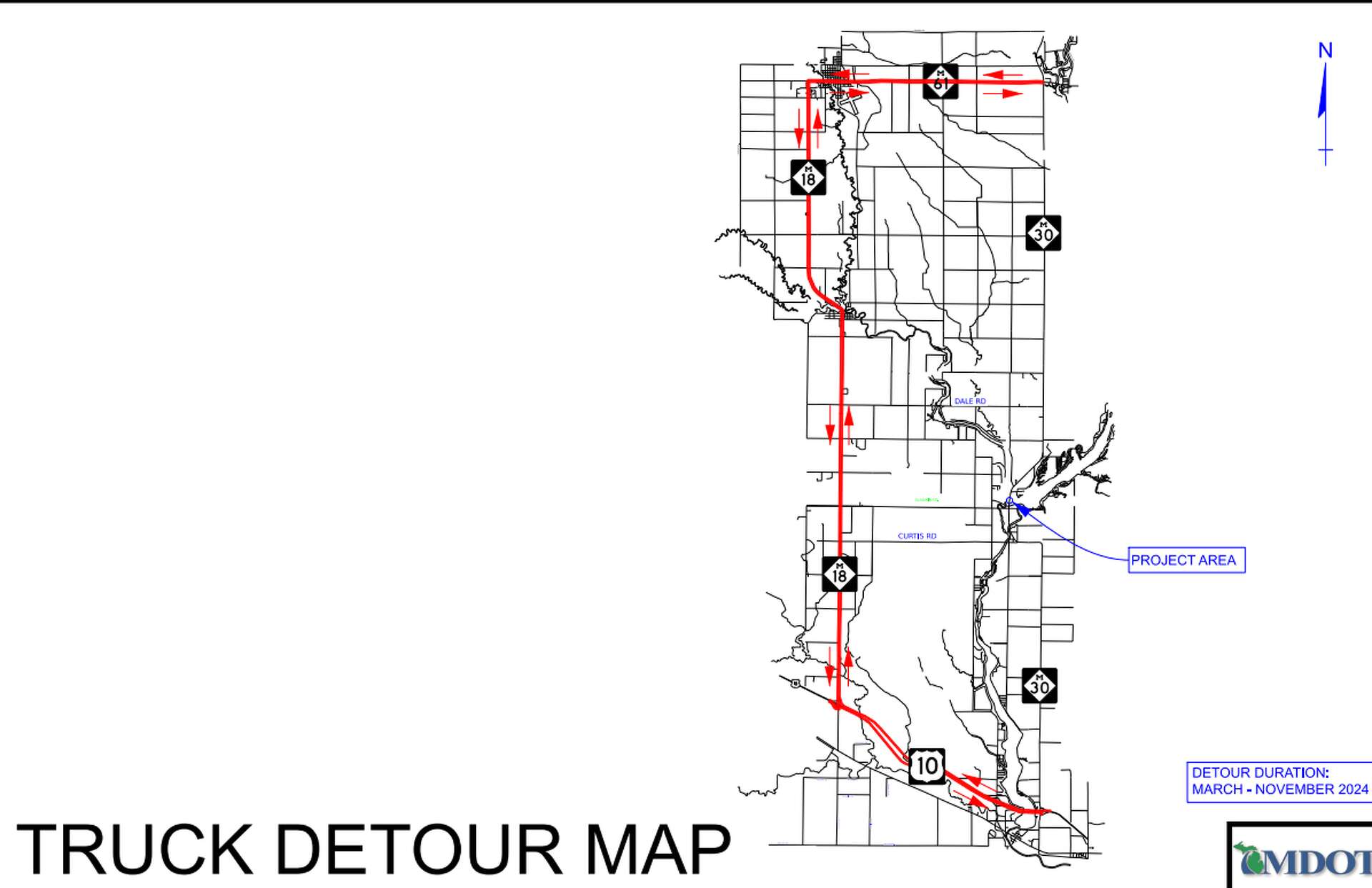 M-30 bridge in Edenville to close March 4 for new bridge construction
