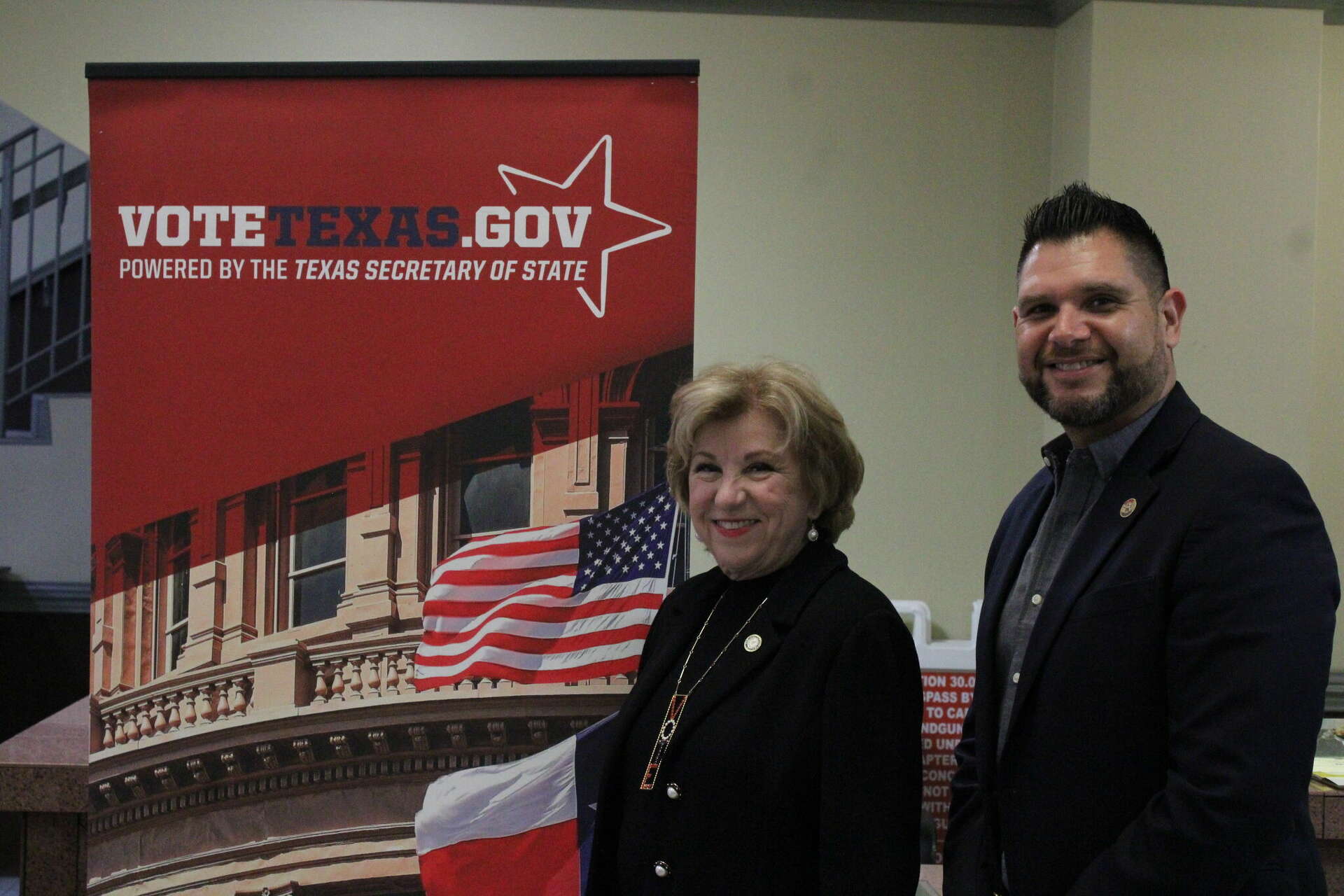 Texas Secretary of State stops in Laredo to urge residents to vote