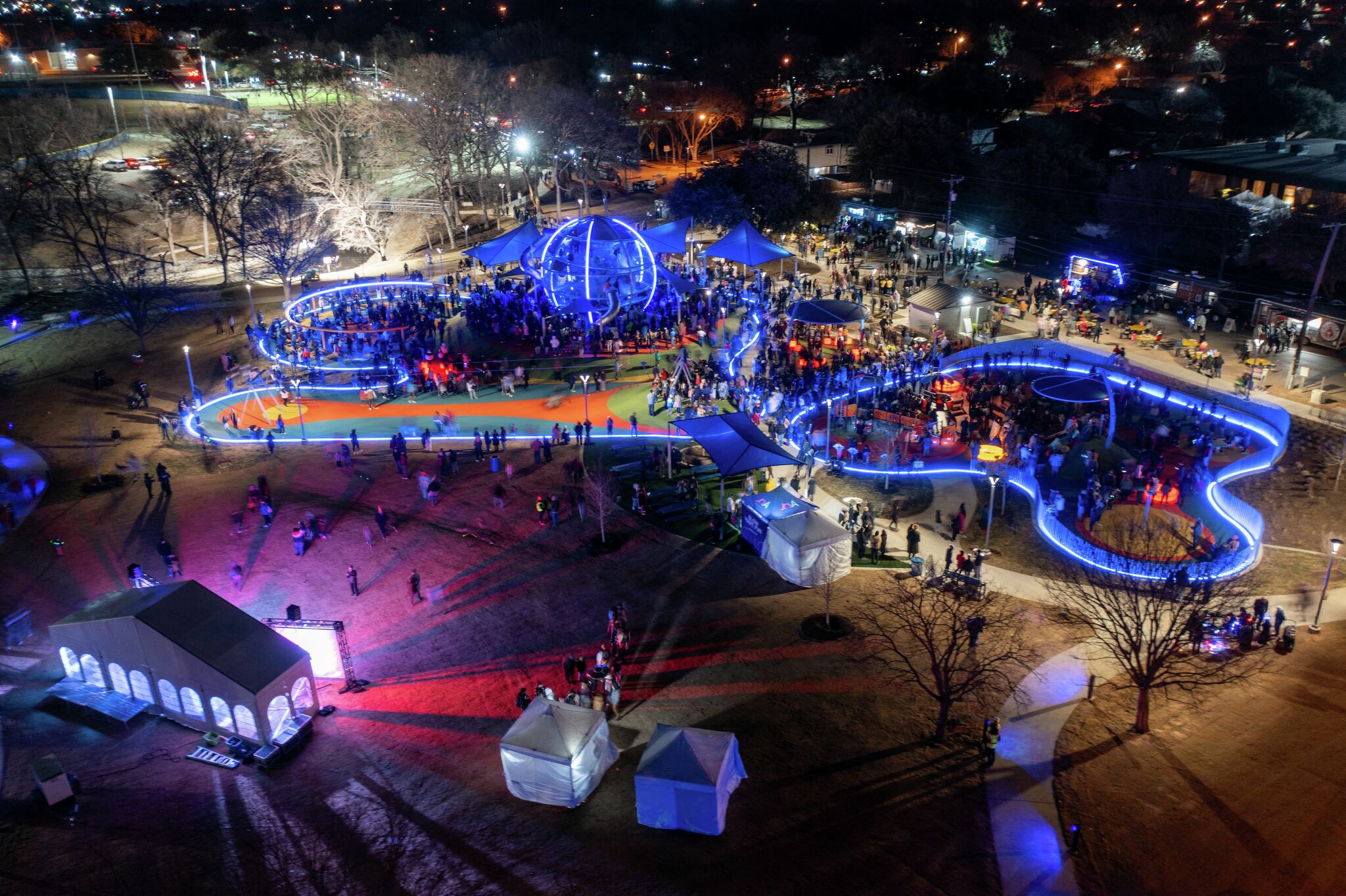 Lights out: North Texas' glow-in-the-dark park takes a break
