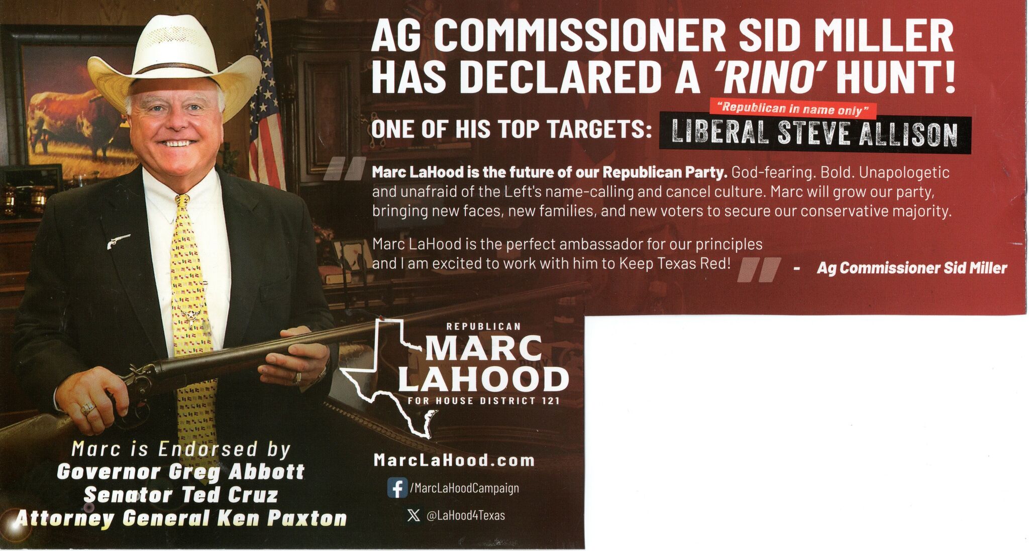 No place for political ads that use guns to "hunt" politicians.