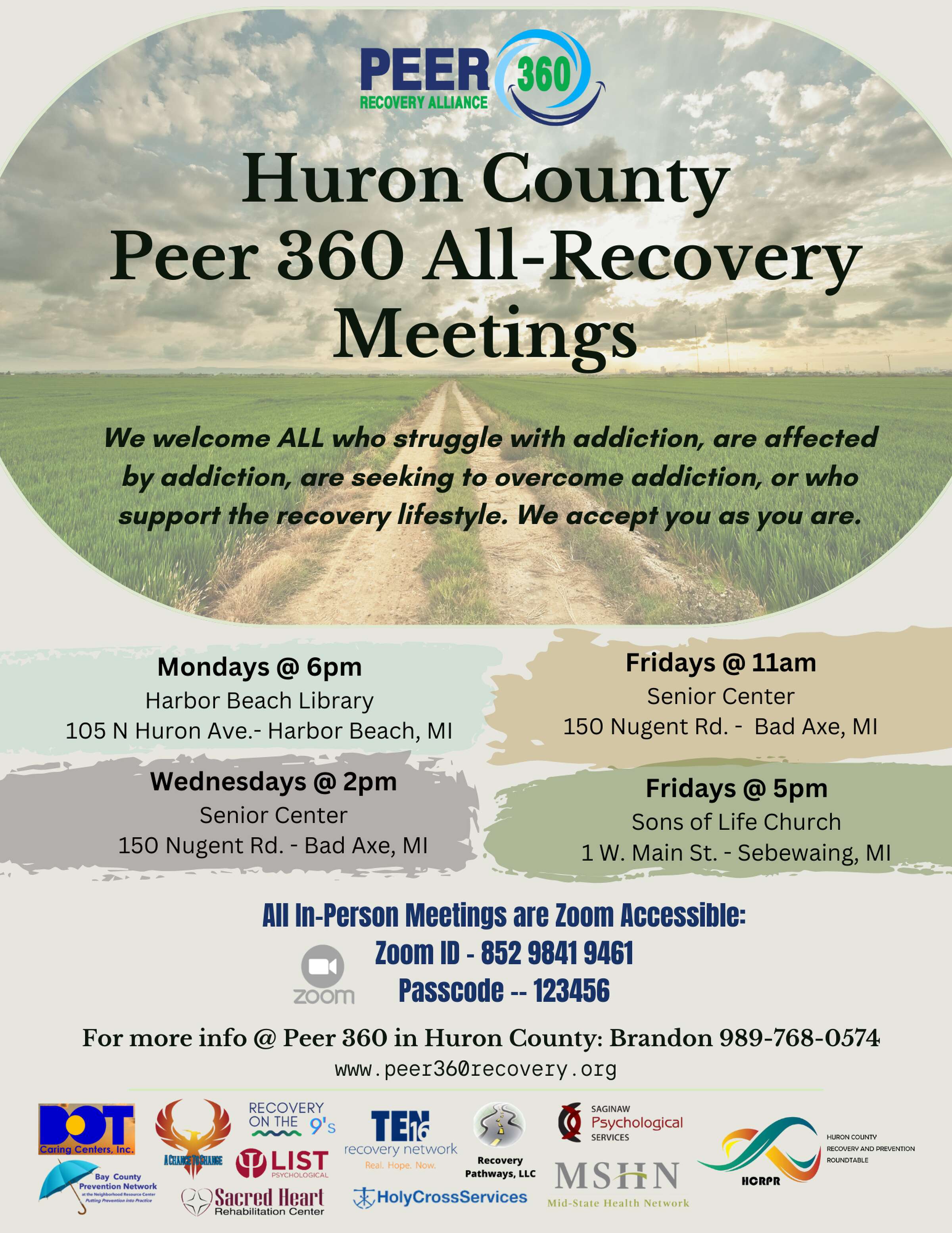 Peer 360 named Brandon Zinger as new Huron County recovery coordinator