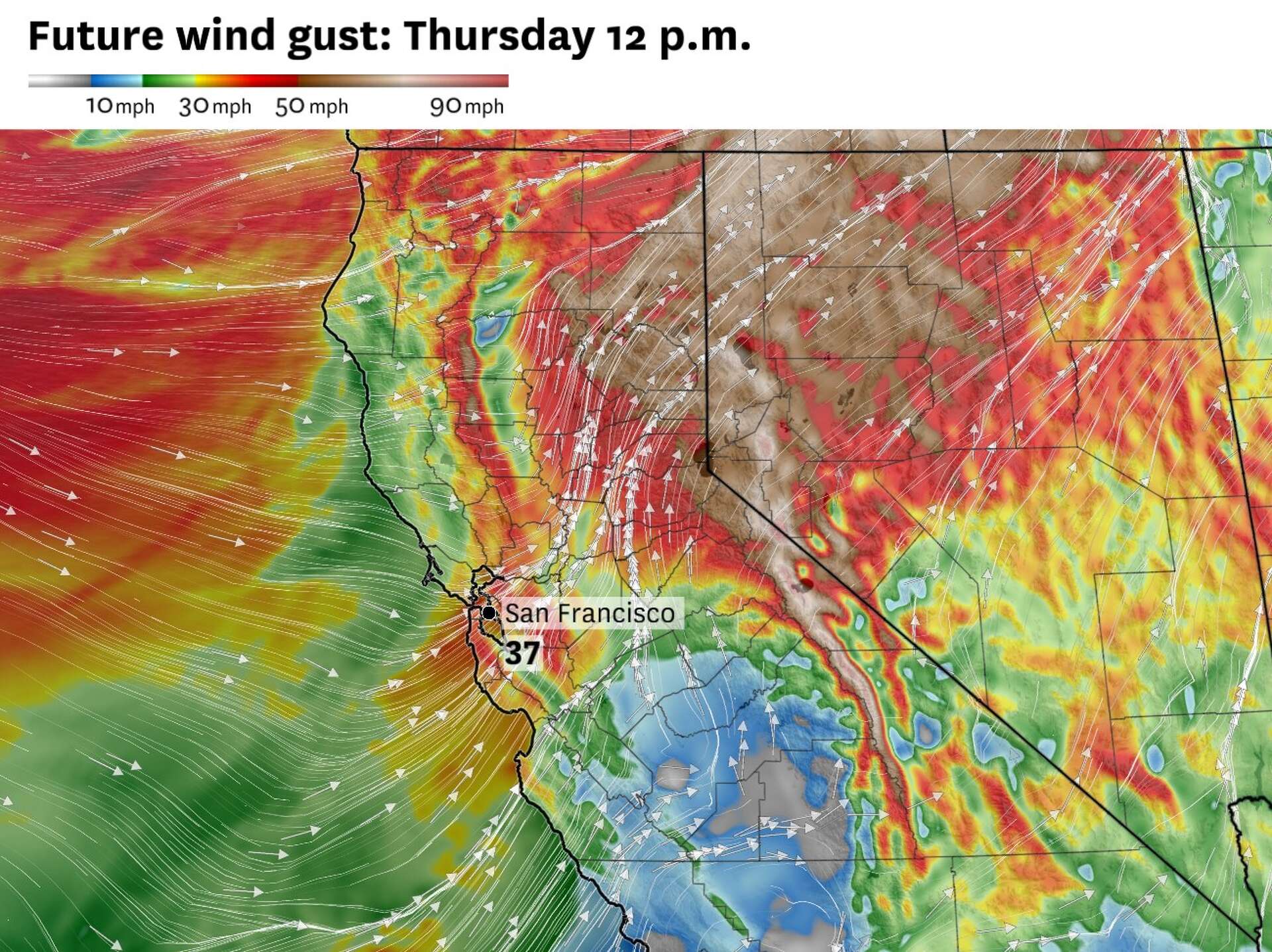 Cold front to bring gusty wind, period of heavy rain to Bay Area today