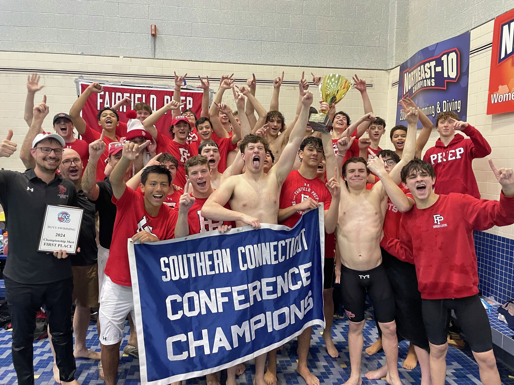 Fairfield Prep extends dynasty, captures 20th SCC boys swimming crown