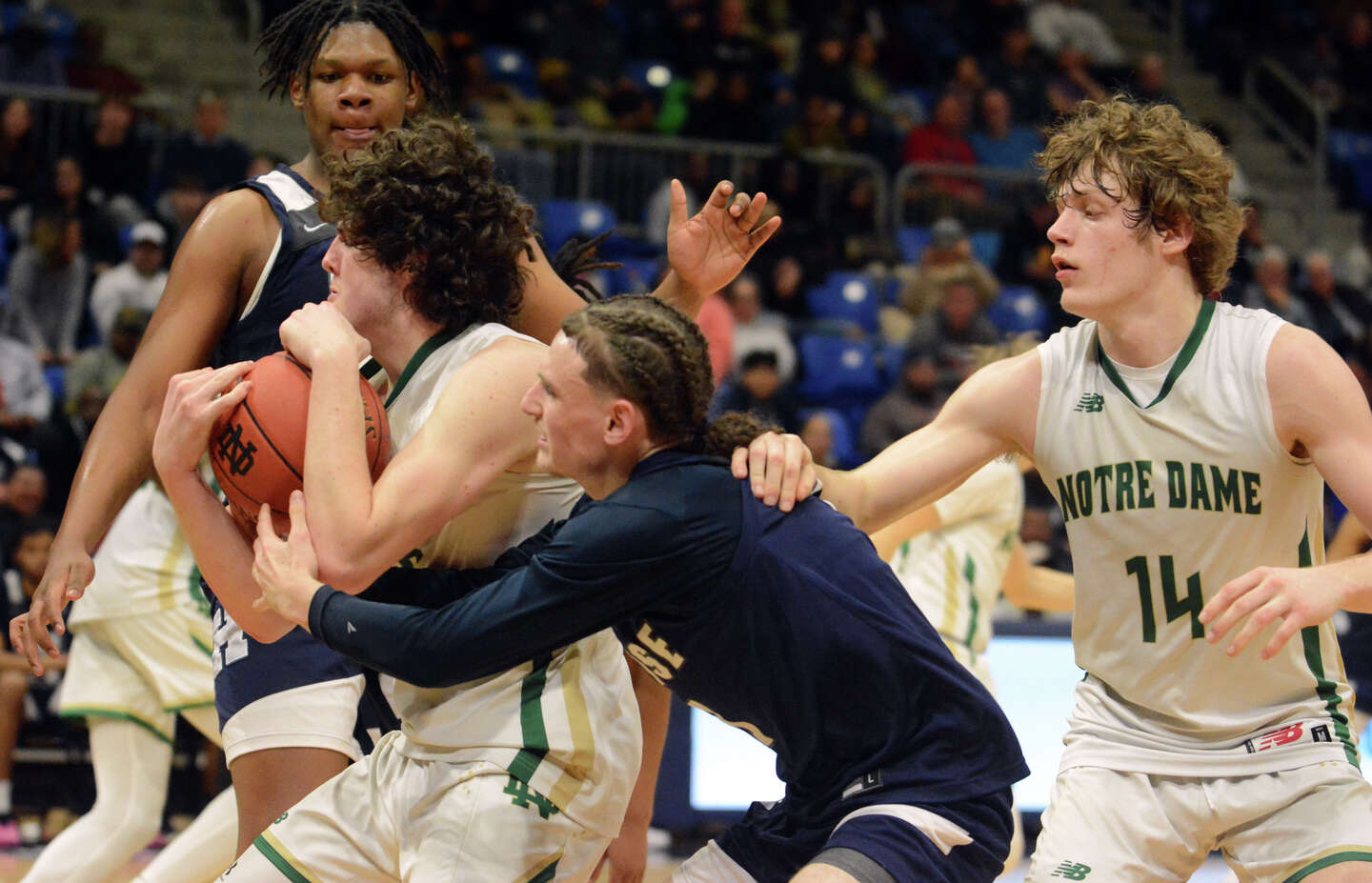 Notre Dame (W.H.) tops Hillhouse, wins third straight SCC championship